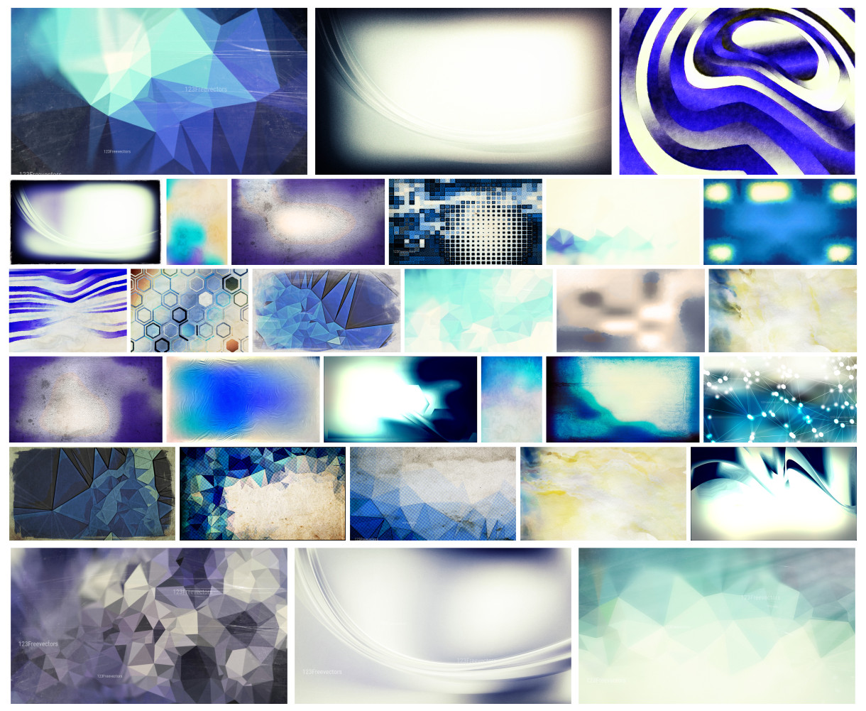 Blue and Beige Background Template