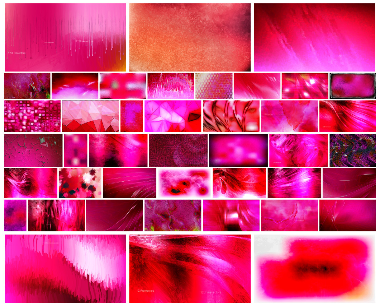 Captivating Collection Of Pink and Red Design Backgrounds | 123freevectors
