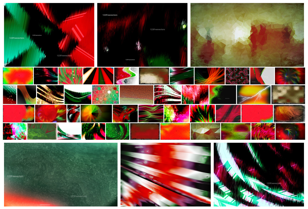 Color Combo Red and Green: A Vibrant Collection Of Abstract Backgrounds ...