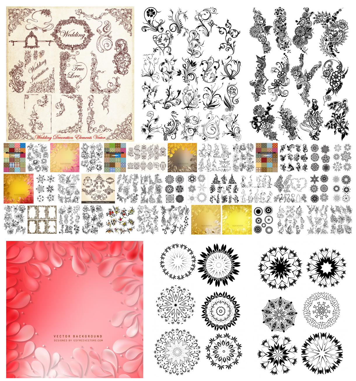 32 Pattern Background Design Bundles | Download High-resolution Images ...