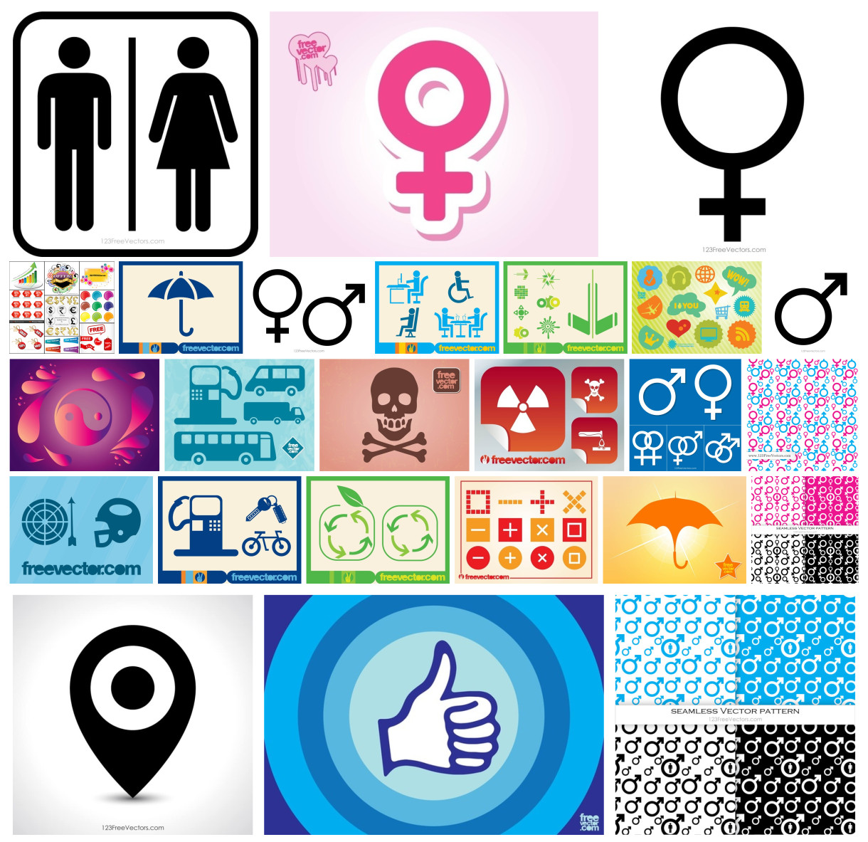 Exploring the Realm of Vector Symbols: A Collection of Diverse Designs