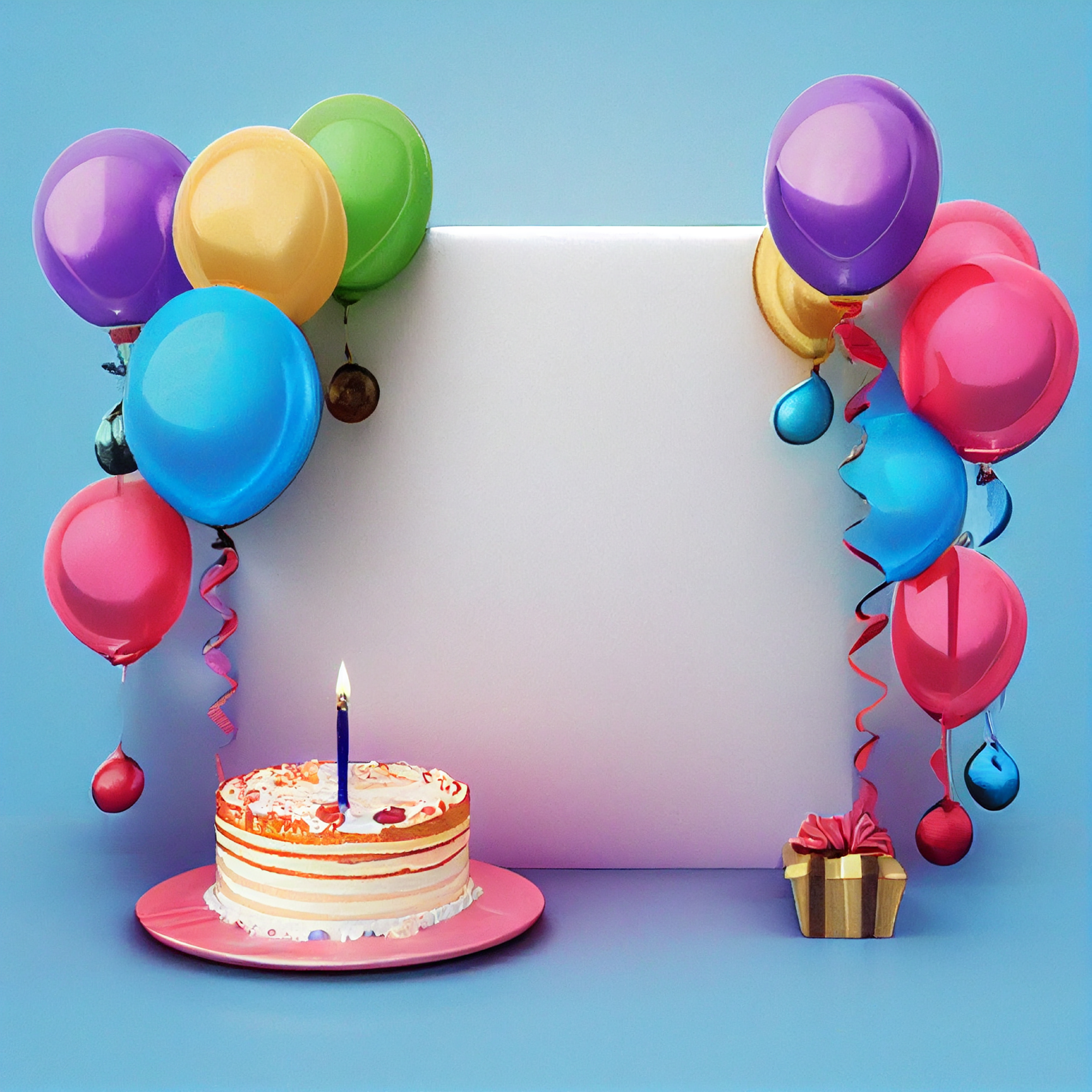 Free Download Birthday Card Background Image