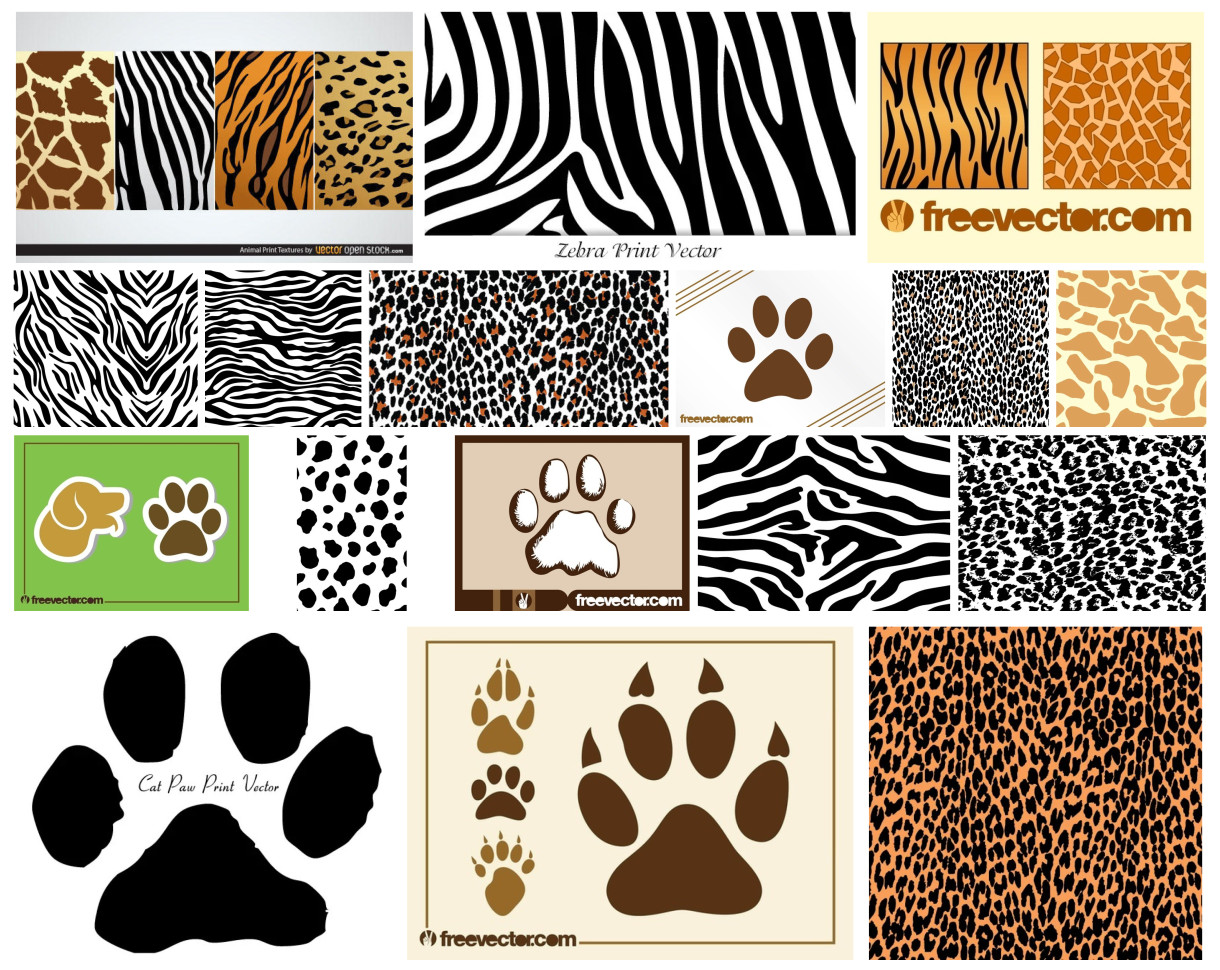 Wild Elegance: 17 Free Animal Print Vector Designs for Your Creative ...