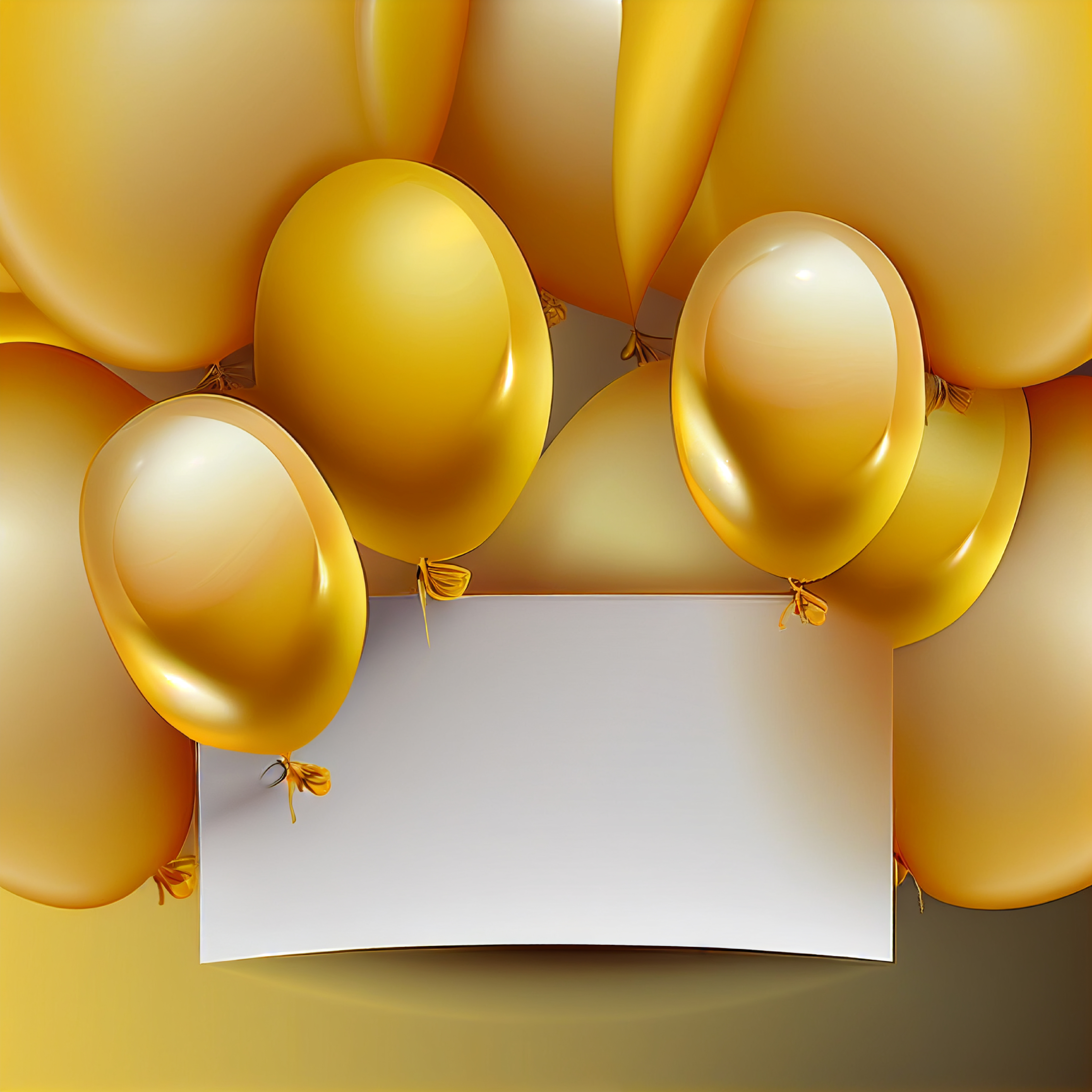 Free Yellow Birthday Card Background Image