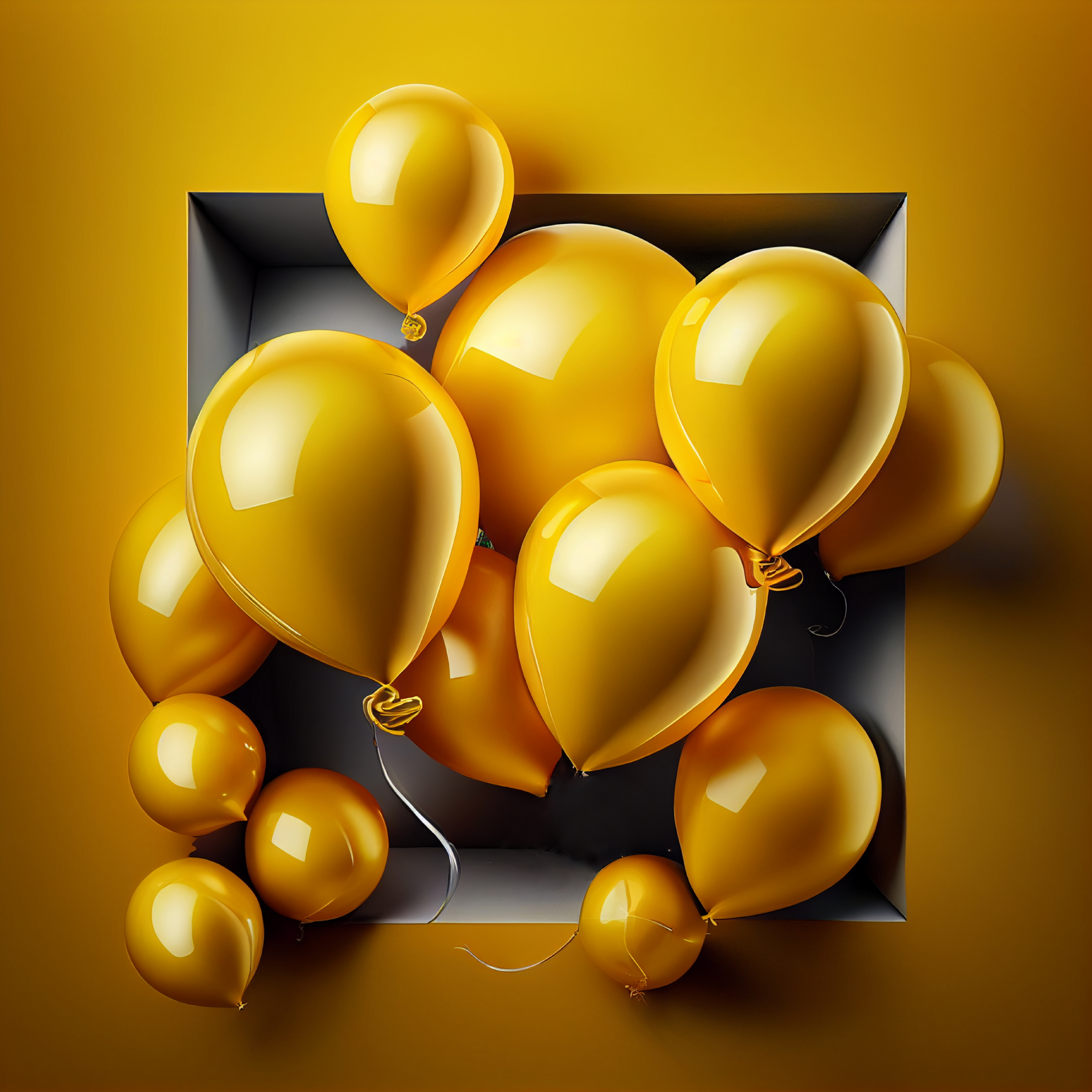 Free Yellow Birthday Card Background