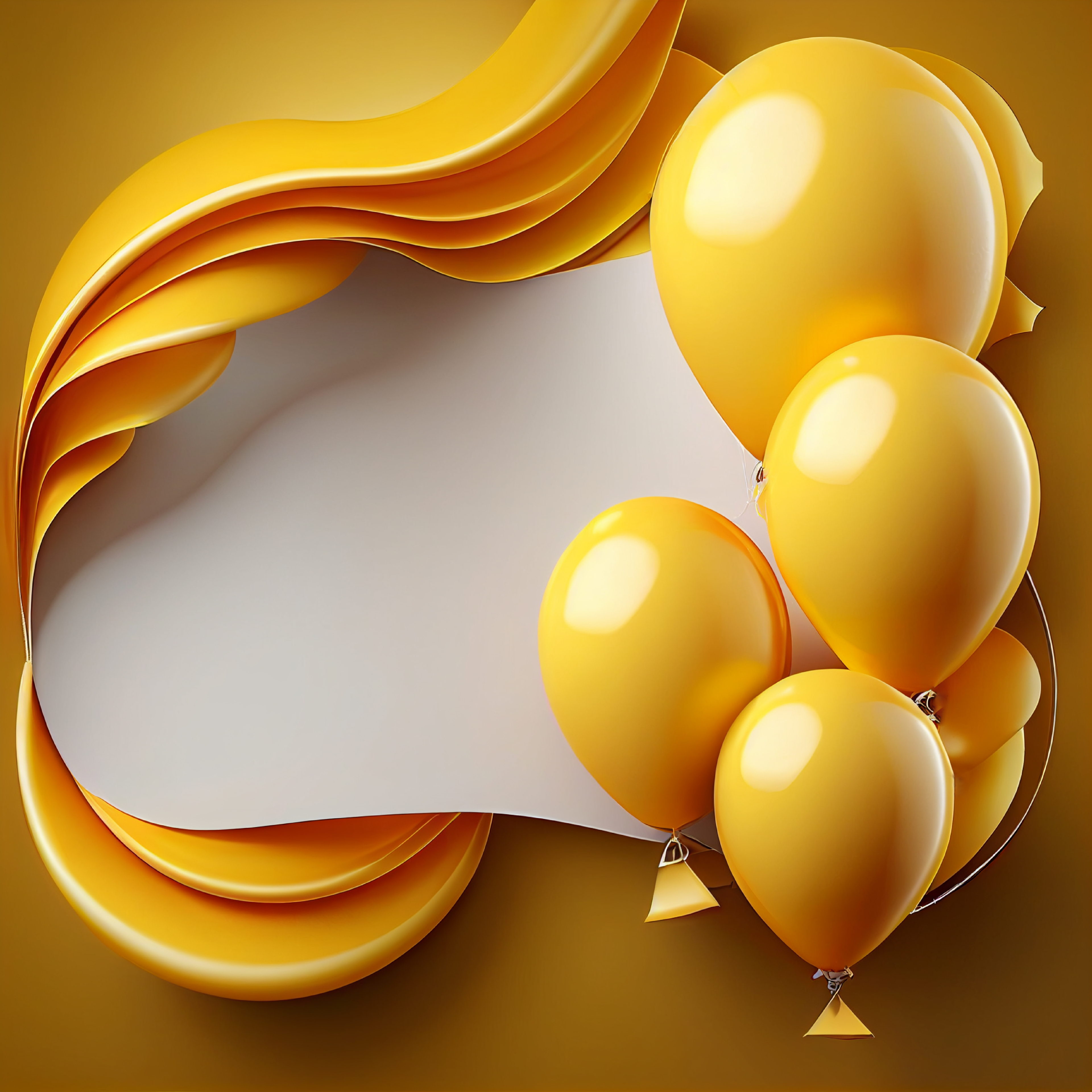 Free Download Yellow Happy Birthday Background