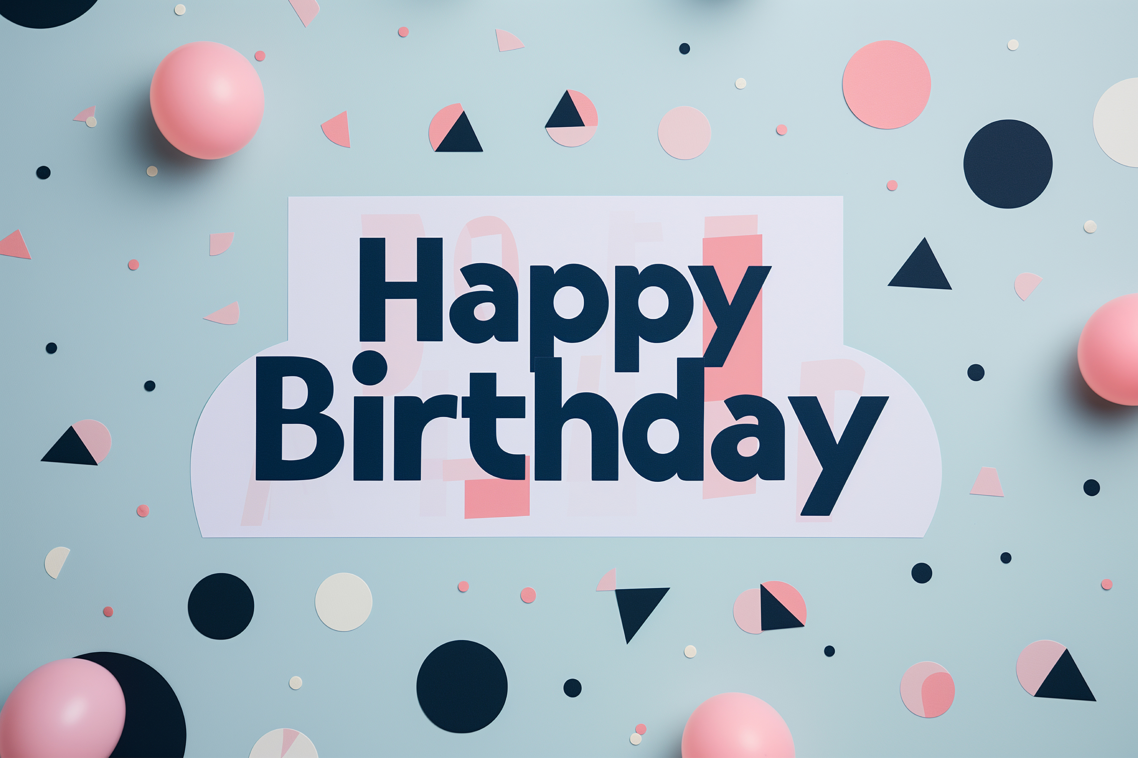 Free Happy Birthday Card Background Image