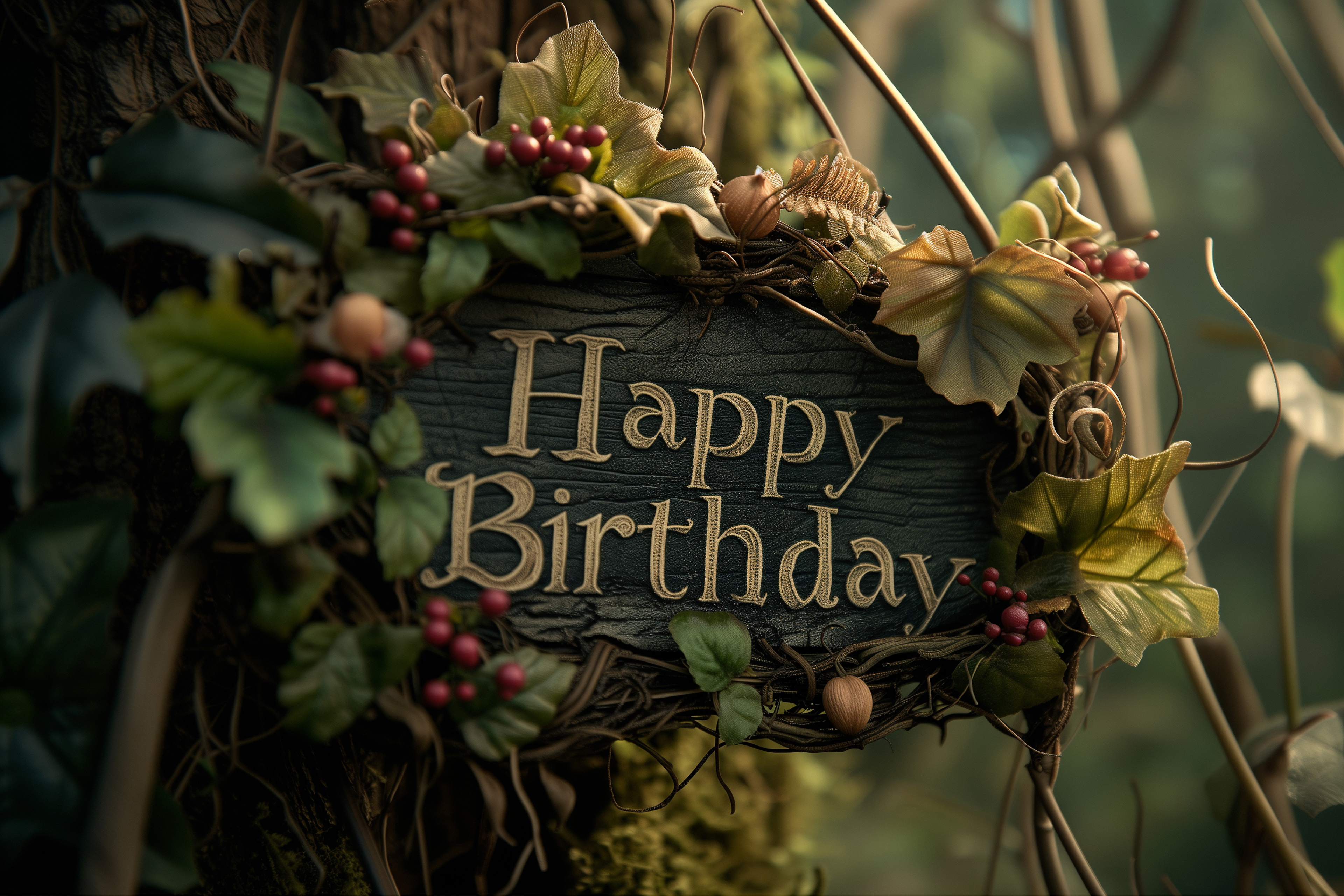Free Download Nature Happy Birthday