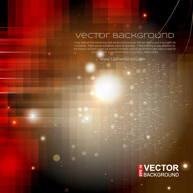 Black Red Square Background Vector