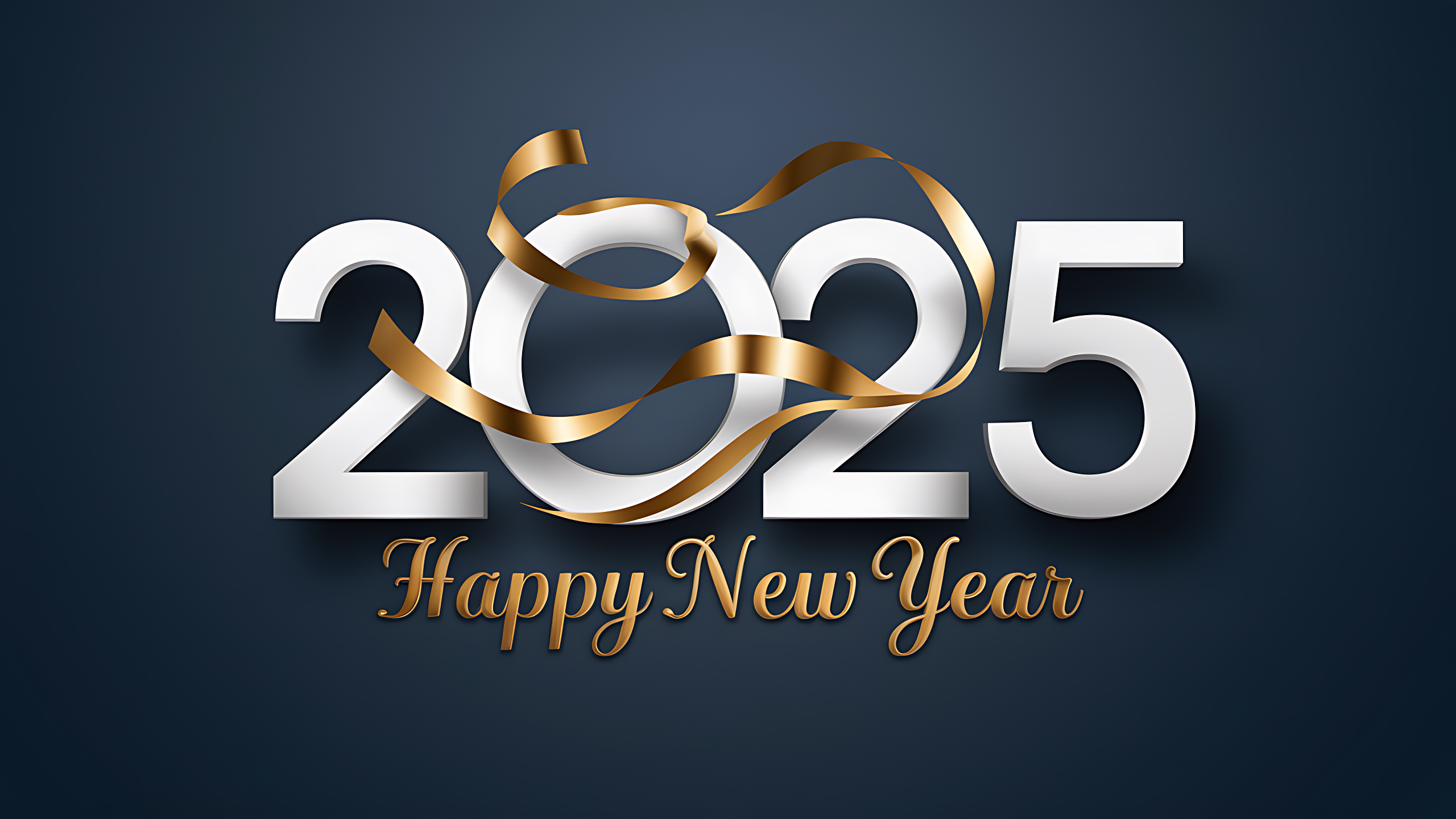 Free Download Stylish 2025 New Year Card Graphics and Art