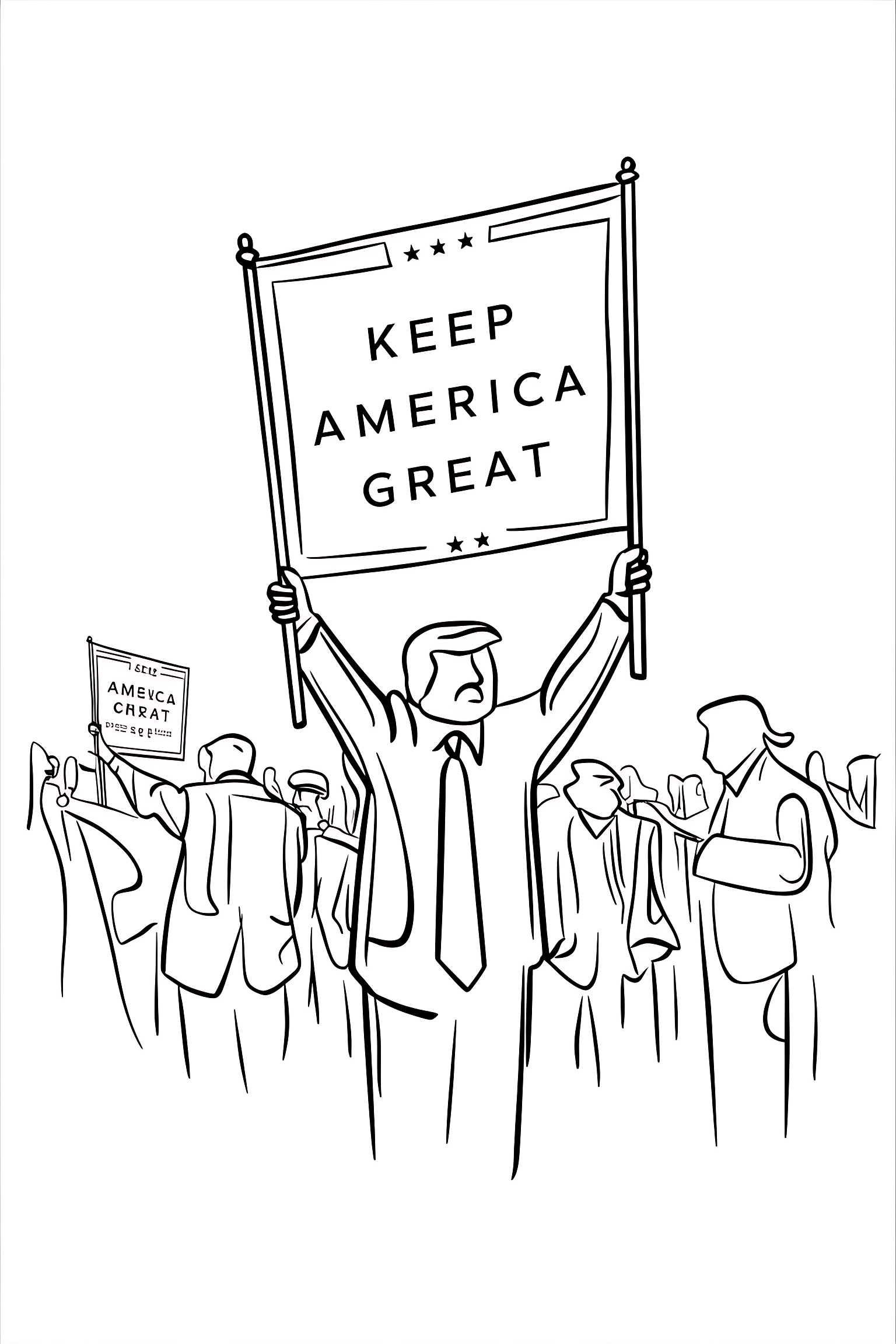 30 Free Trump Rally Illustrations: A Collection of Patriotic and ... 30 Free Trump Rally Illustrations: A Collection of Patriotic and ...