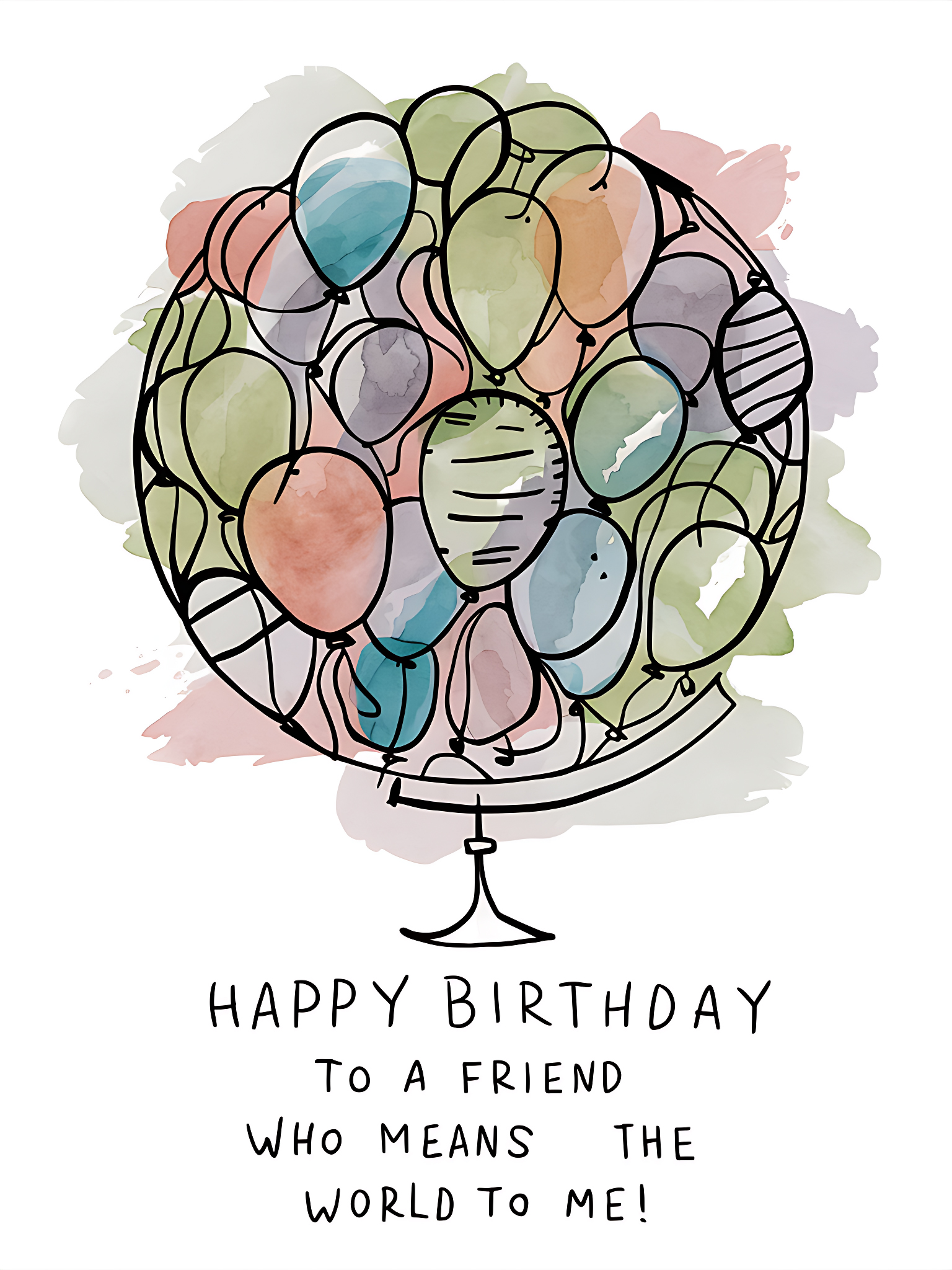Free Happy Birthday to a Friend Who Means the World to Me!