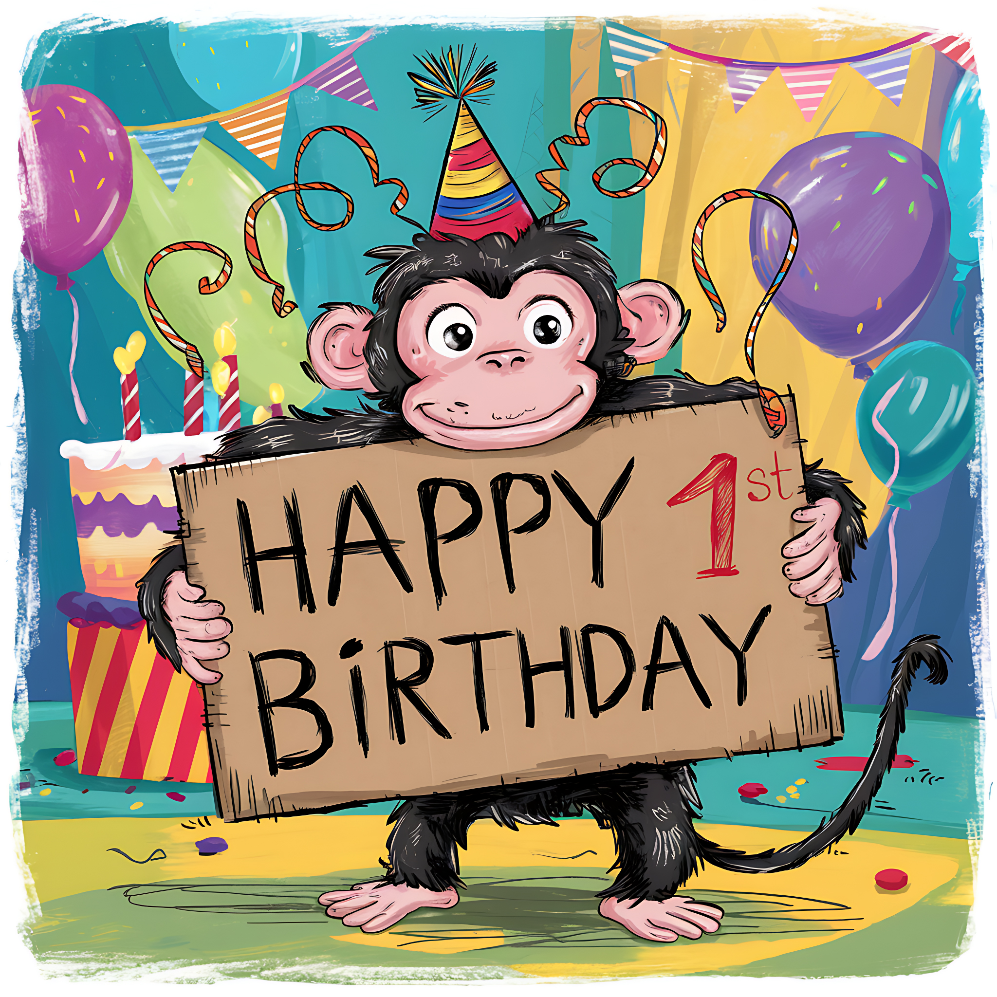 Free Download Happy 1st Birthday Princess