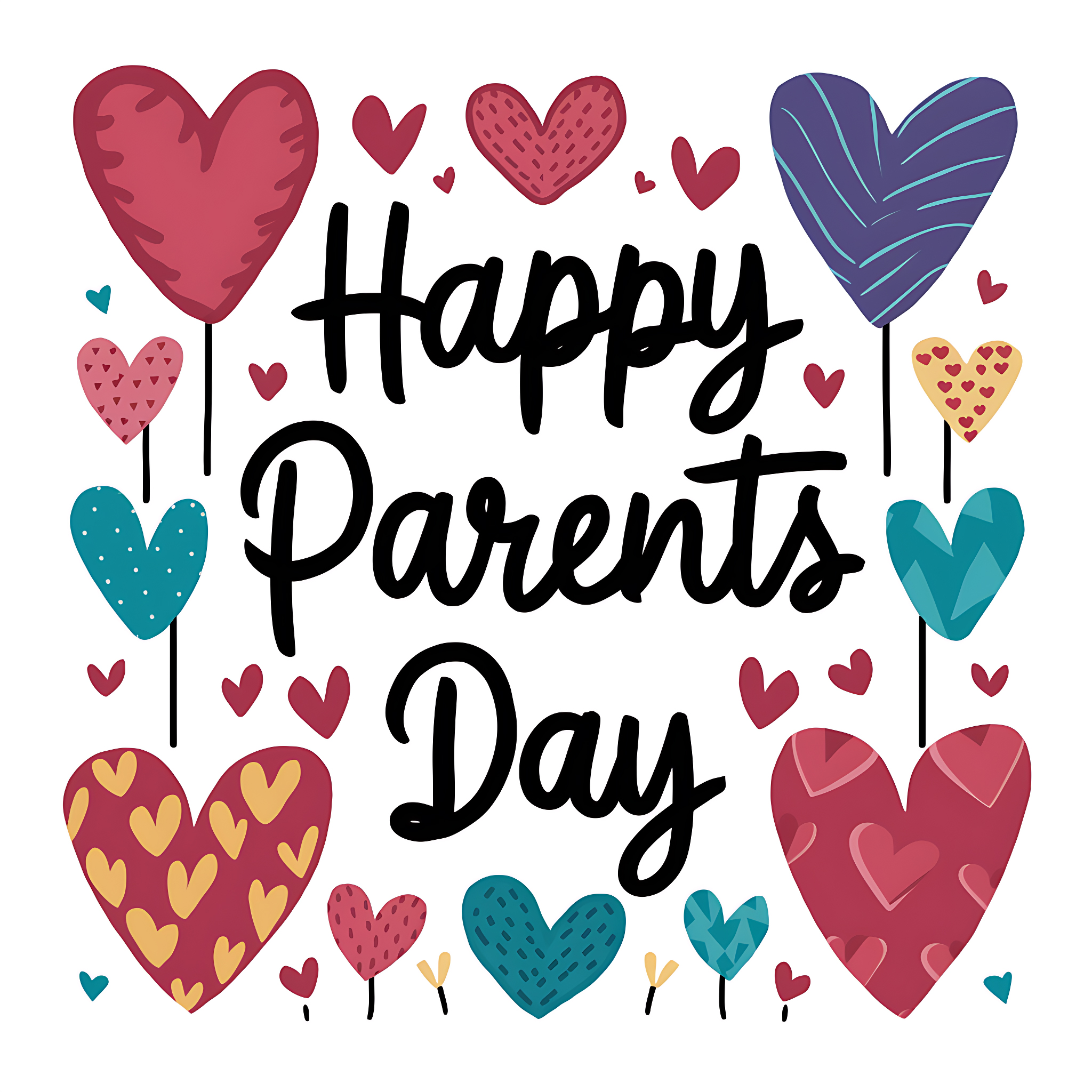 Free Happy Parents Day Heart