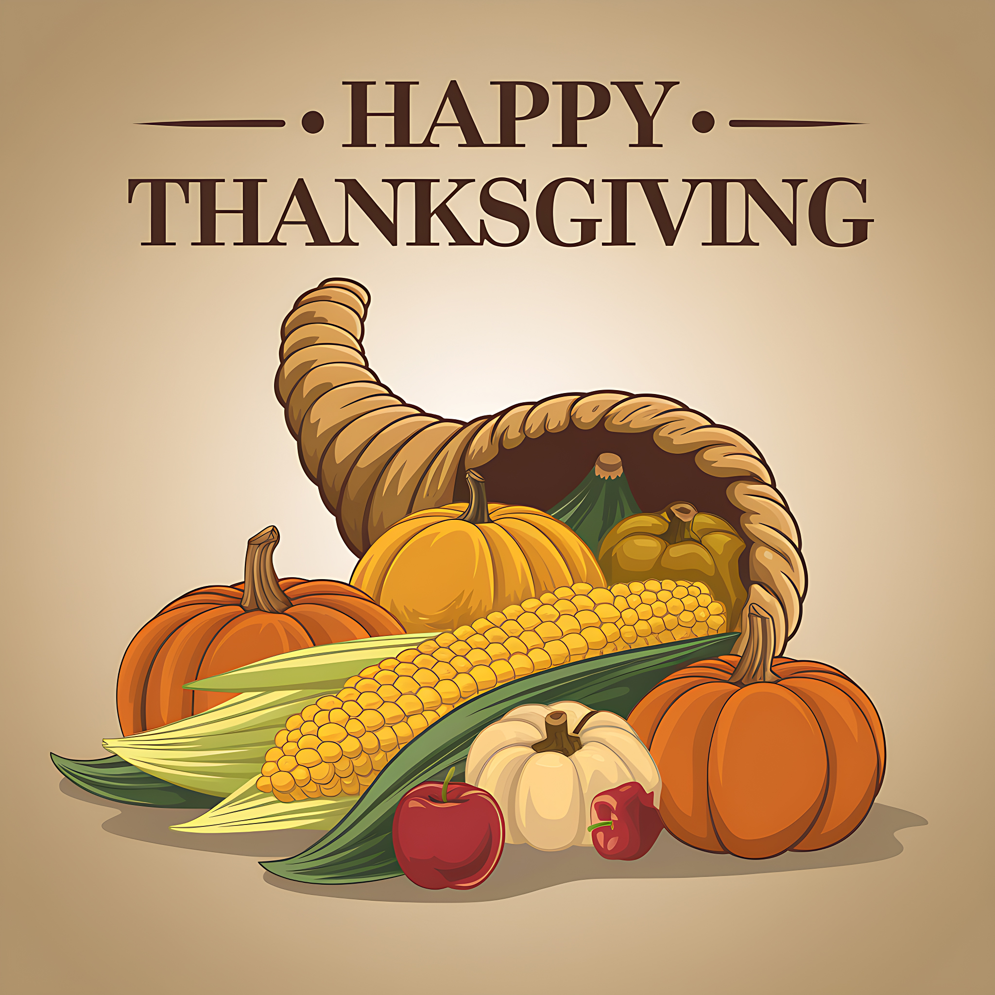 Free Thanksgiving Cornucopia