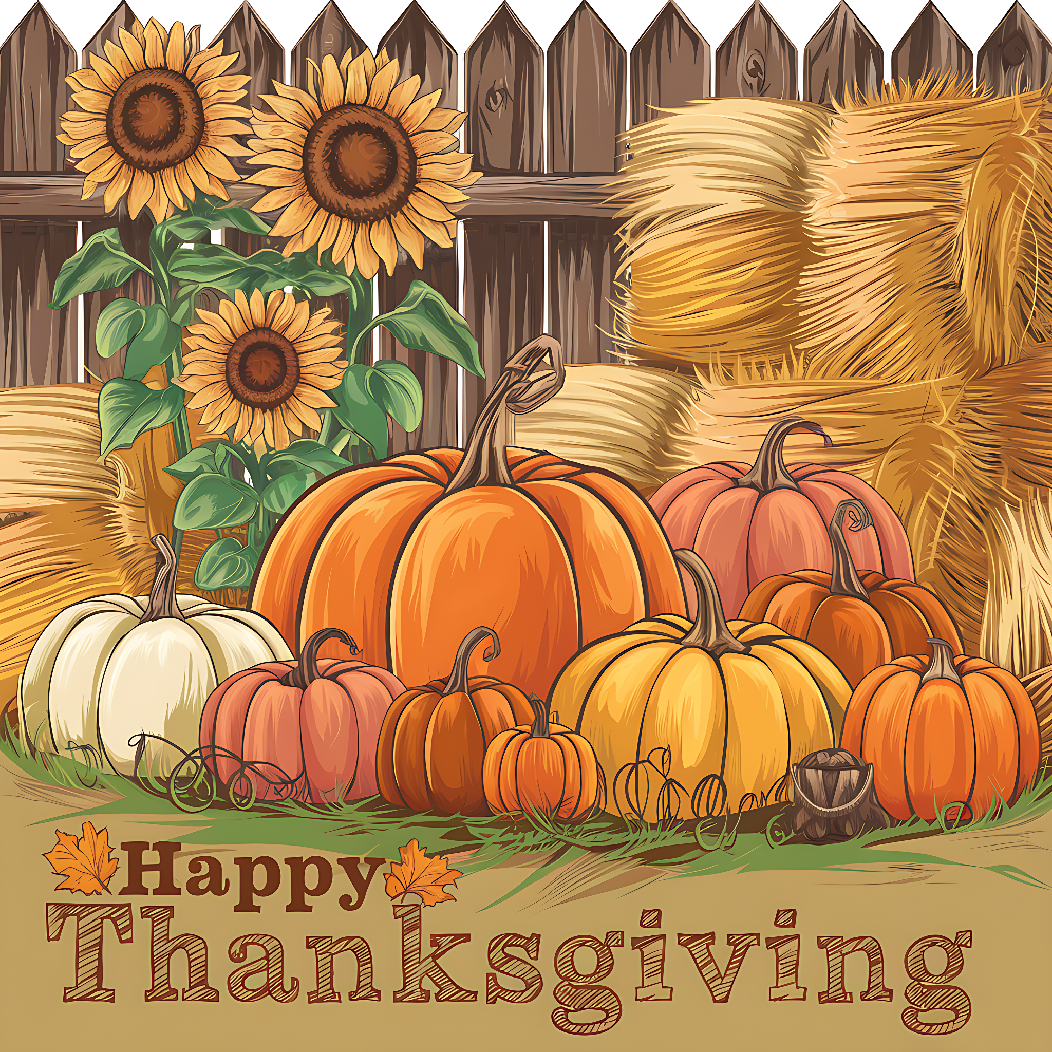 Free Thanksgiving Pumpkin Patch