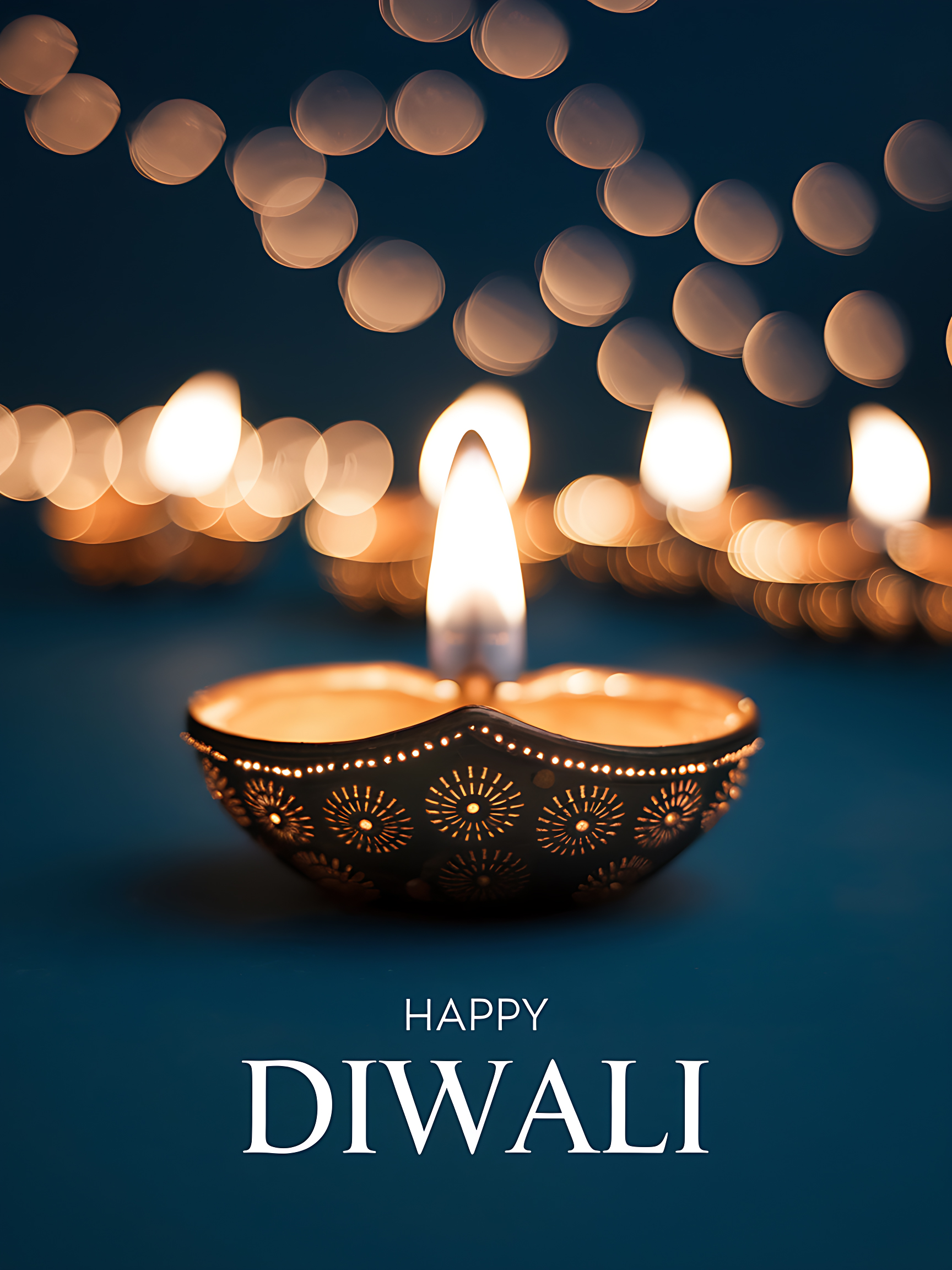 Free Download Diwali Minimalist Poster
