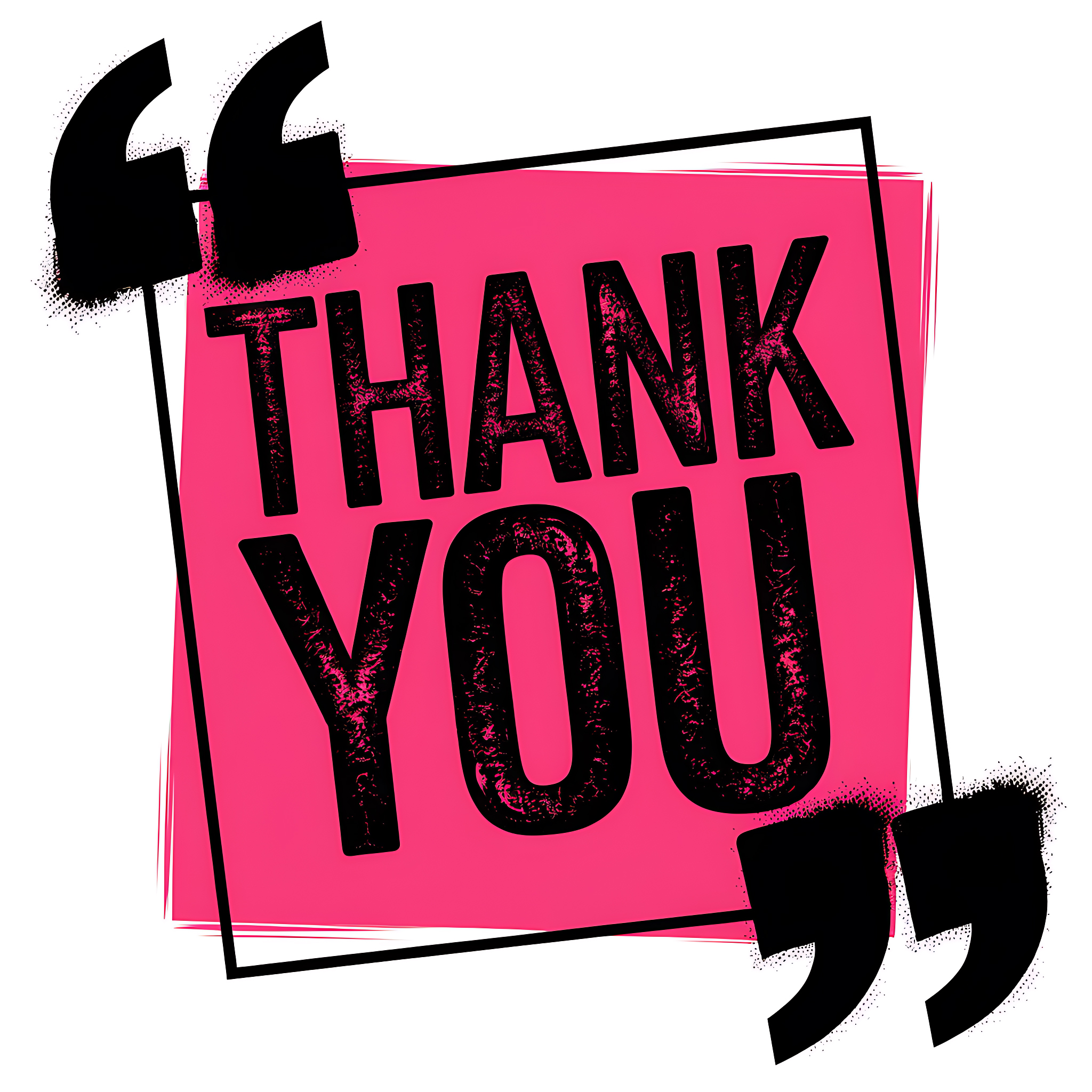 Free Download Thank You Bold Graphic