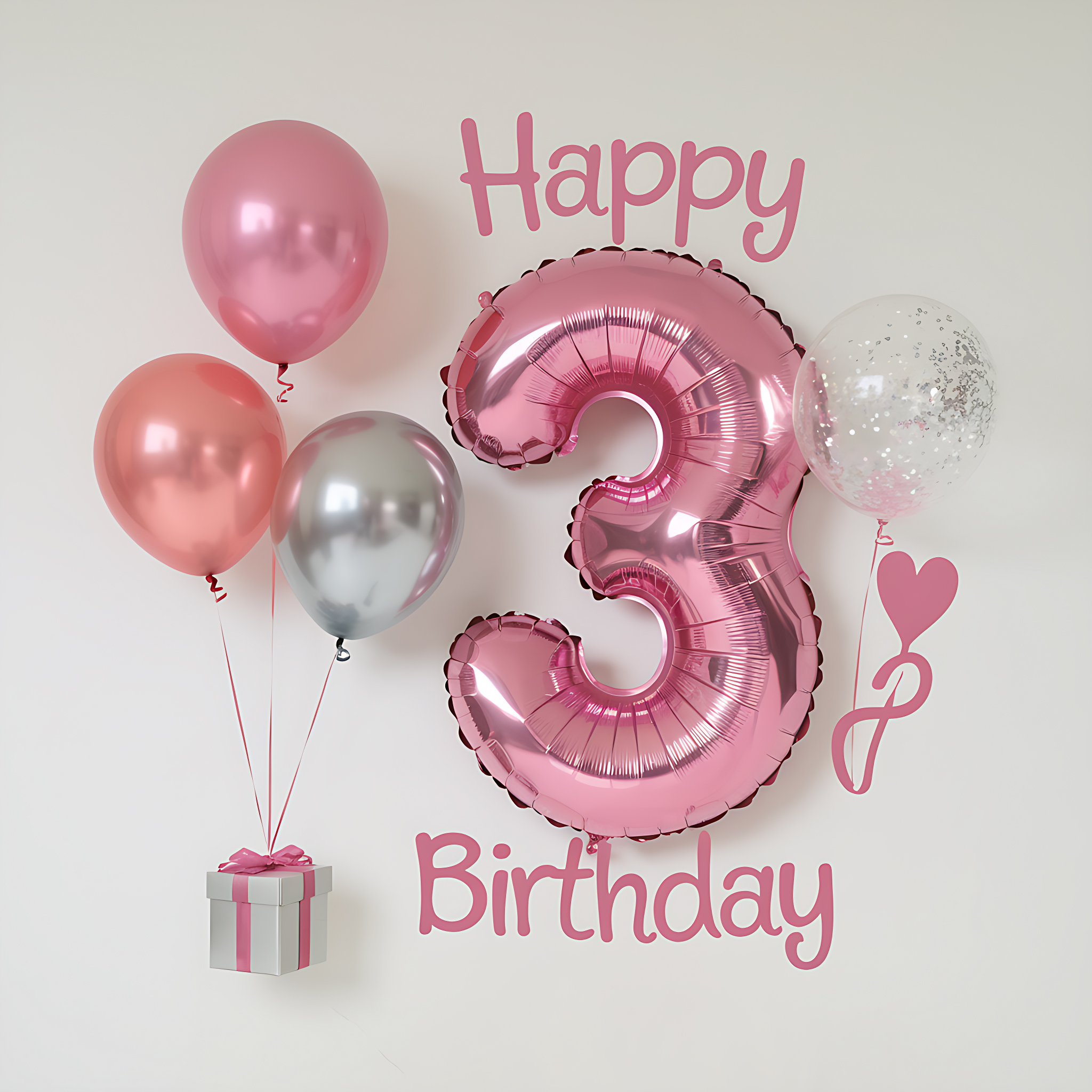 Free Happy 3rd Birthday