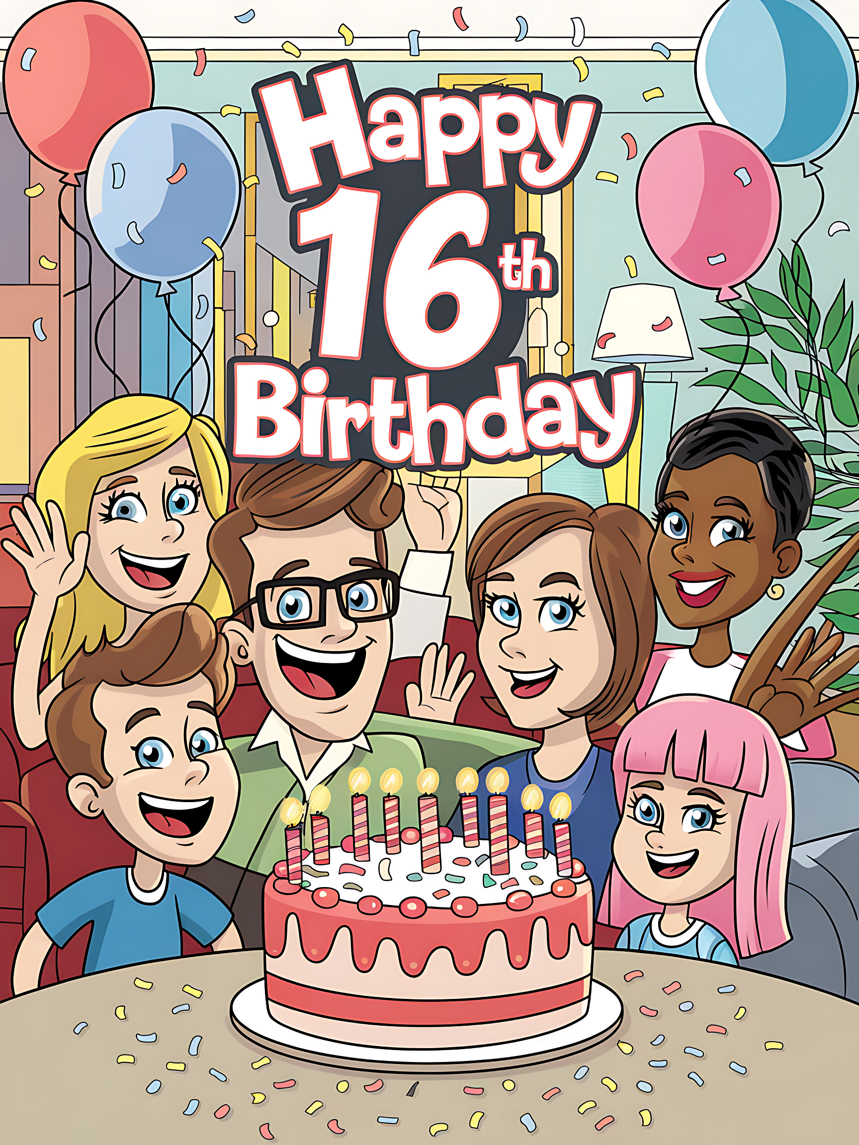 Free Download Happy 16th Birthday