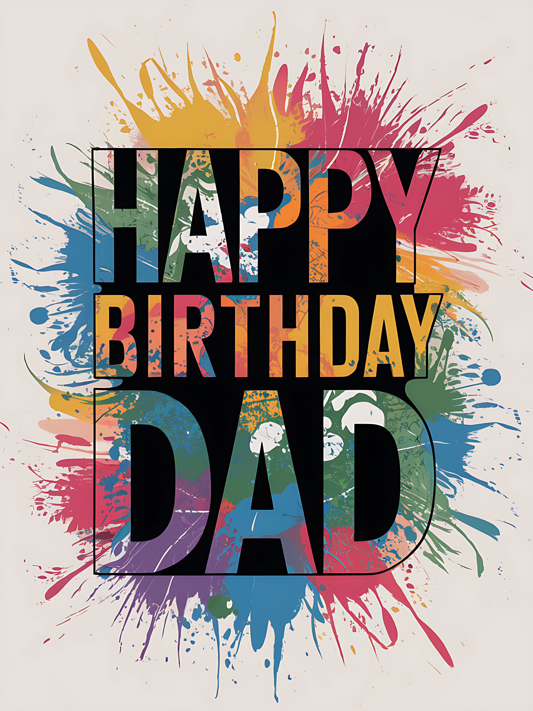 Free Download Happy Birthday Dad Floral