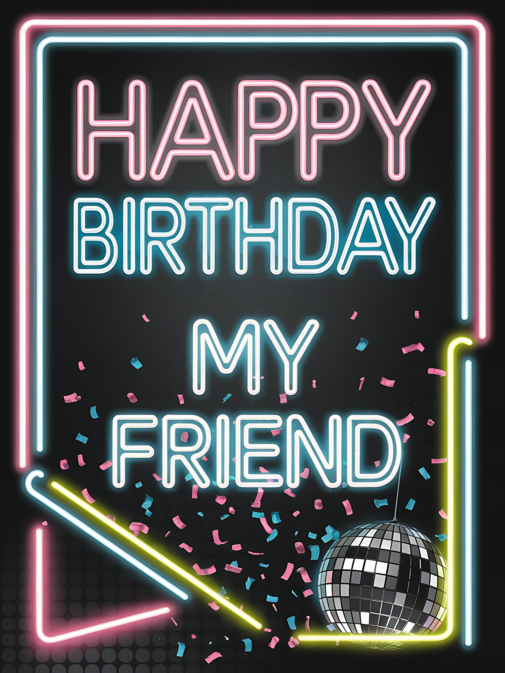 40+ Happy Birthday My Friend | Free Vectors, Photos, Artwork Images ...