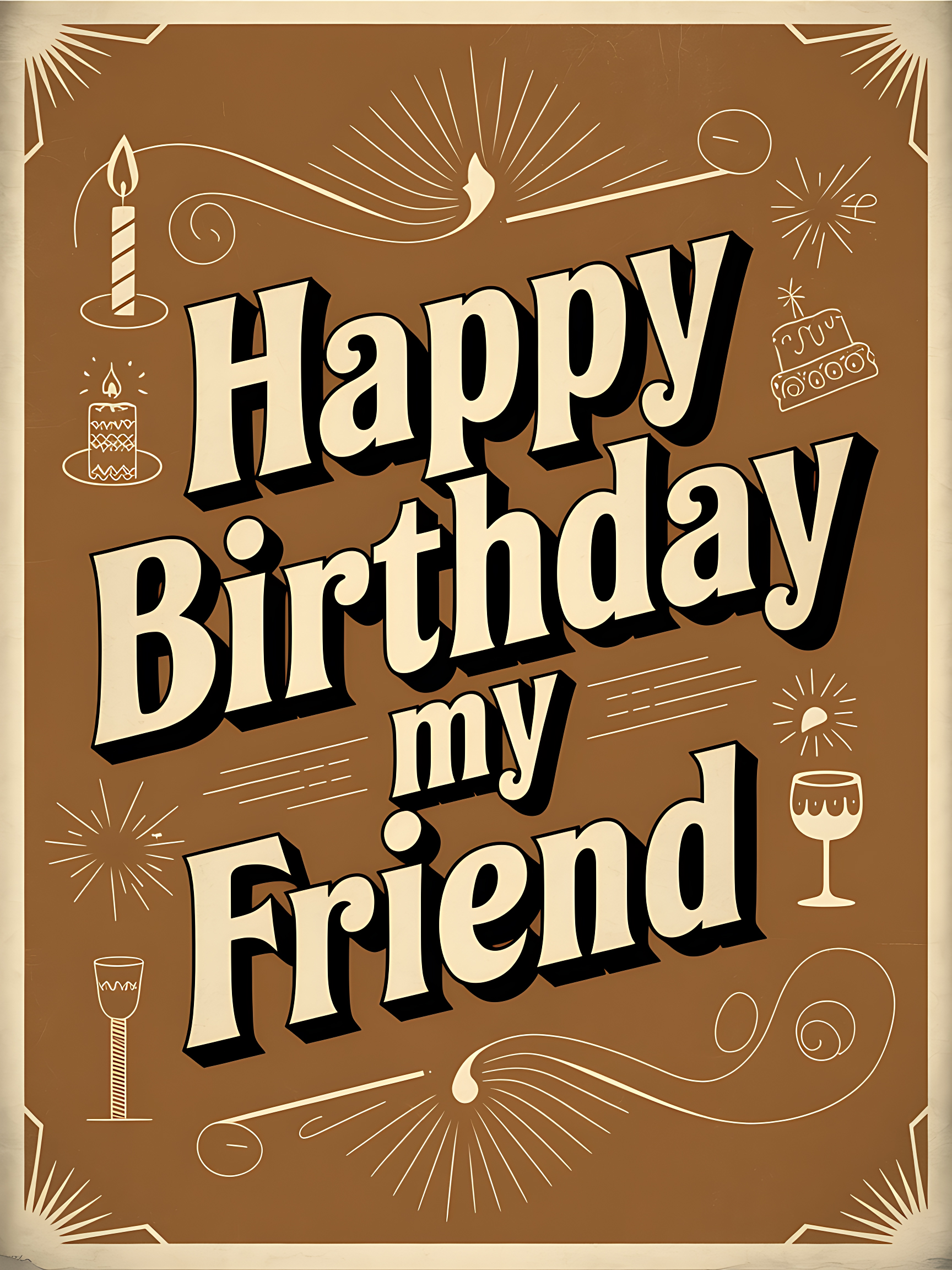 Free Download Happy Birthday My Friend