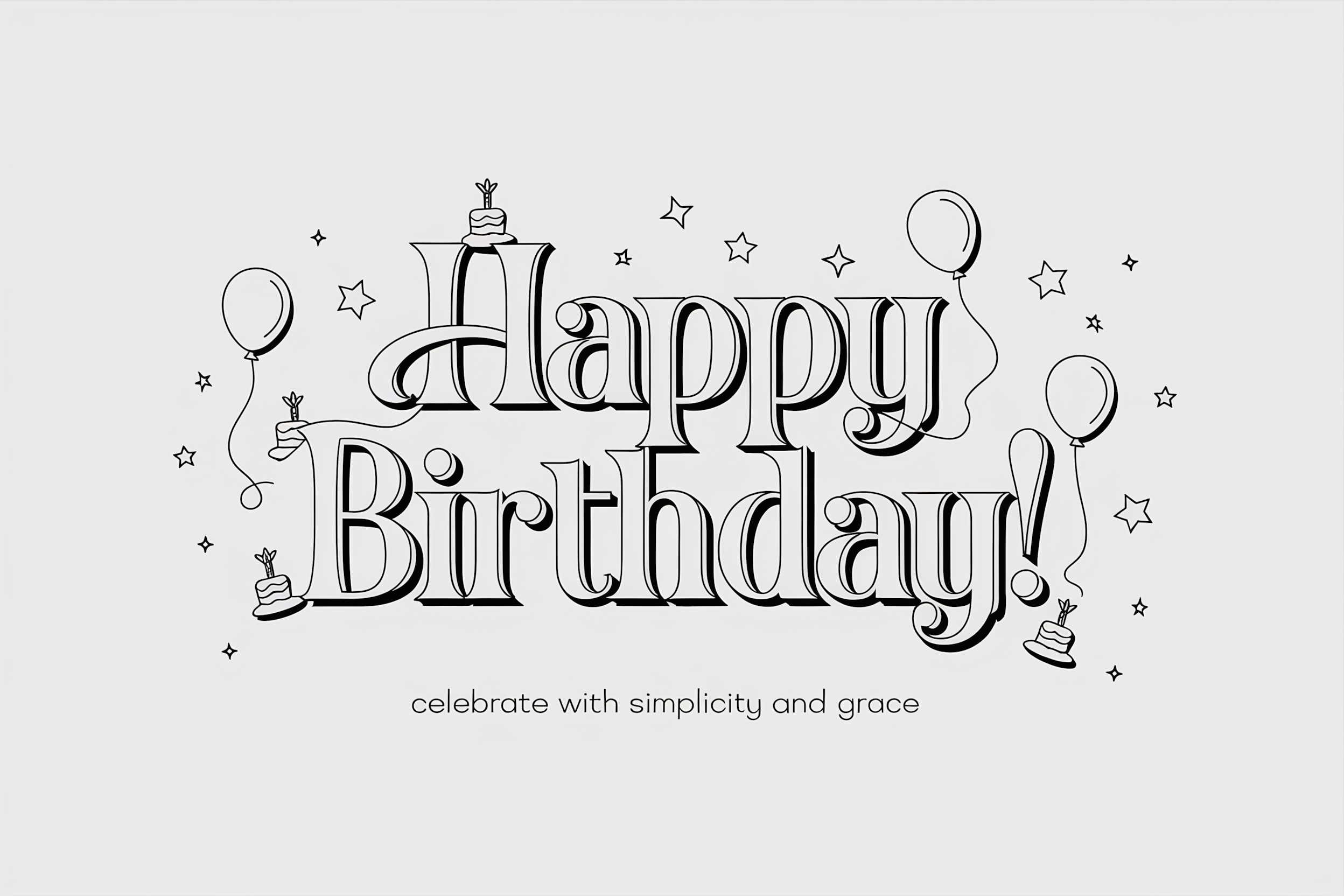Free Download Simple Happy Birthday Greeting