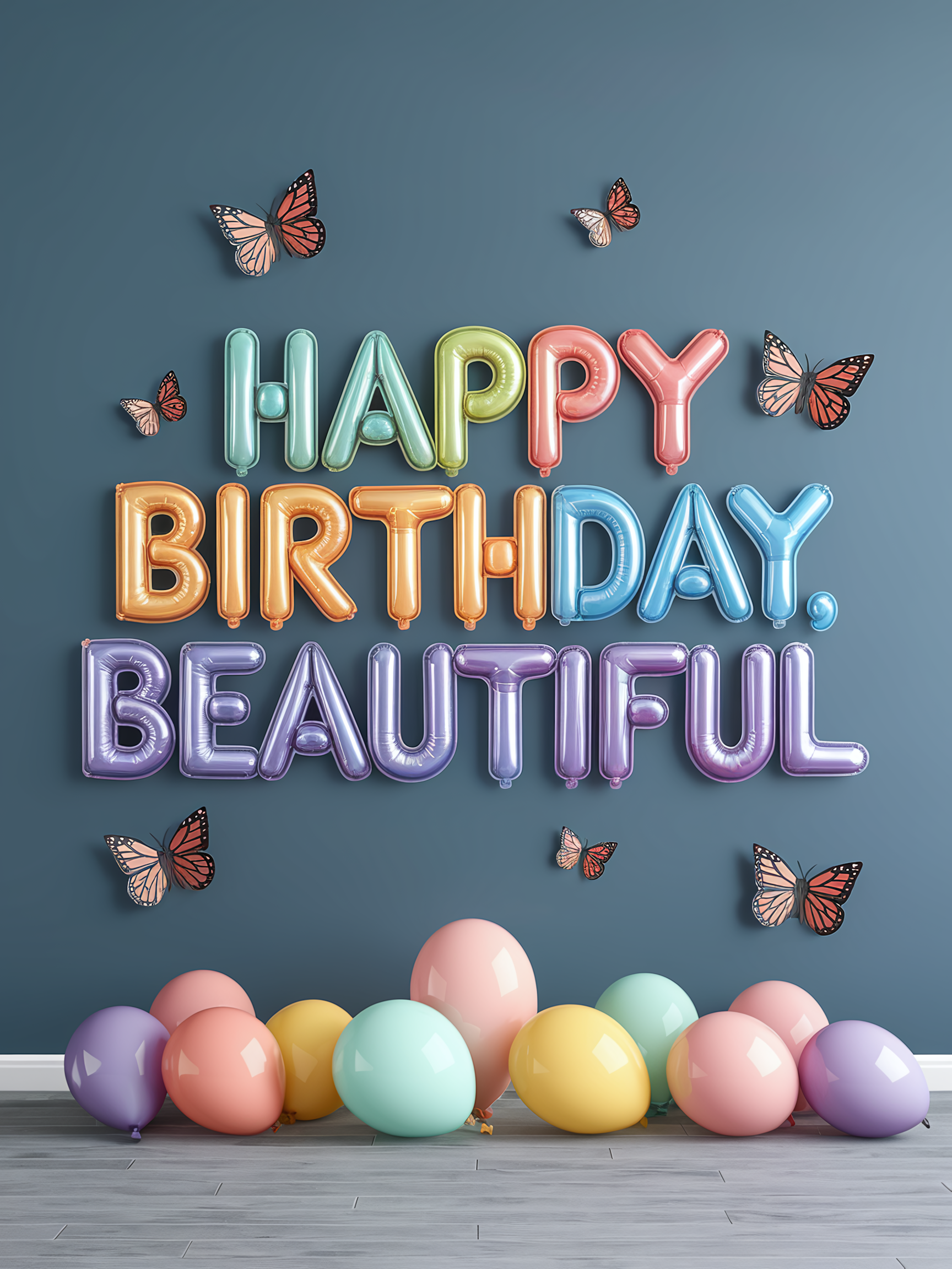 Celebrate With Beauty: 19 Free “happy Birthday Beautiful” Designs ...
