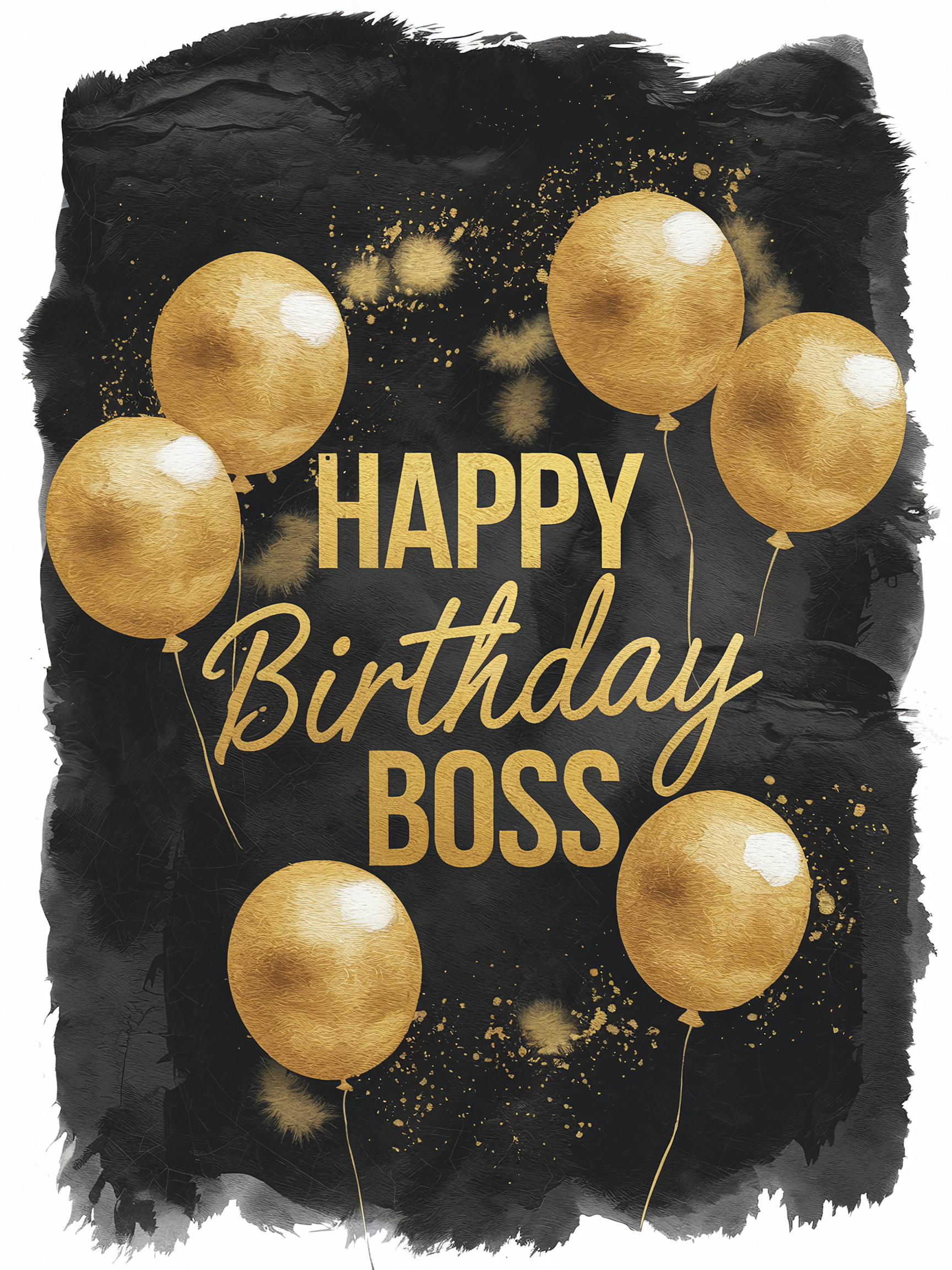 Free Download Happy Birthday Boss Card