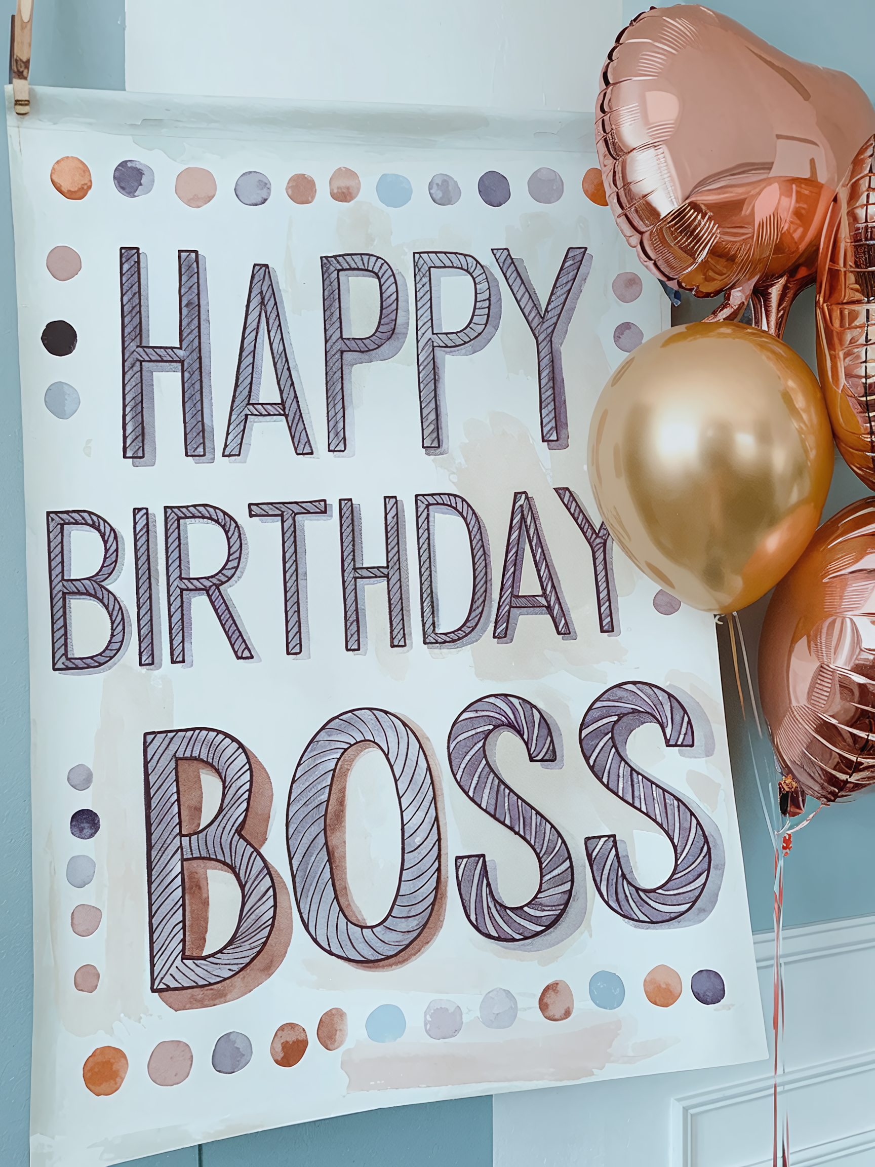 Happy Birthday Boss Logo