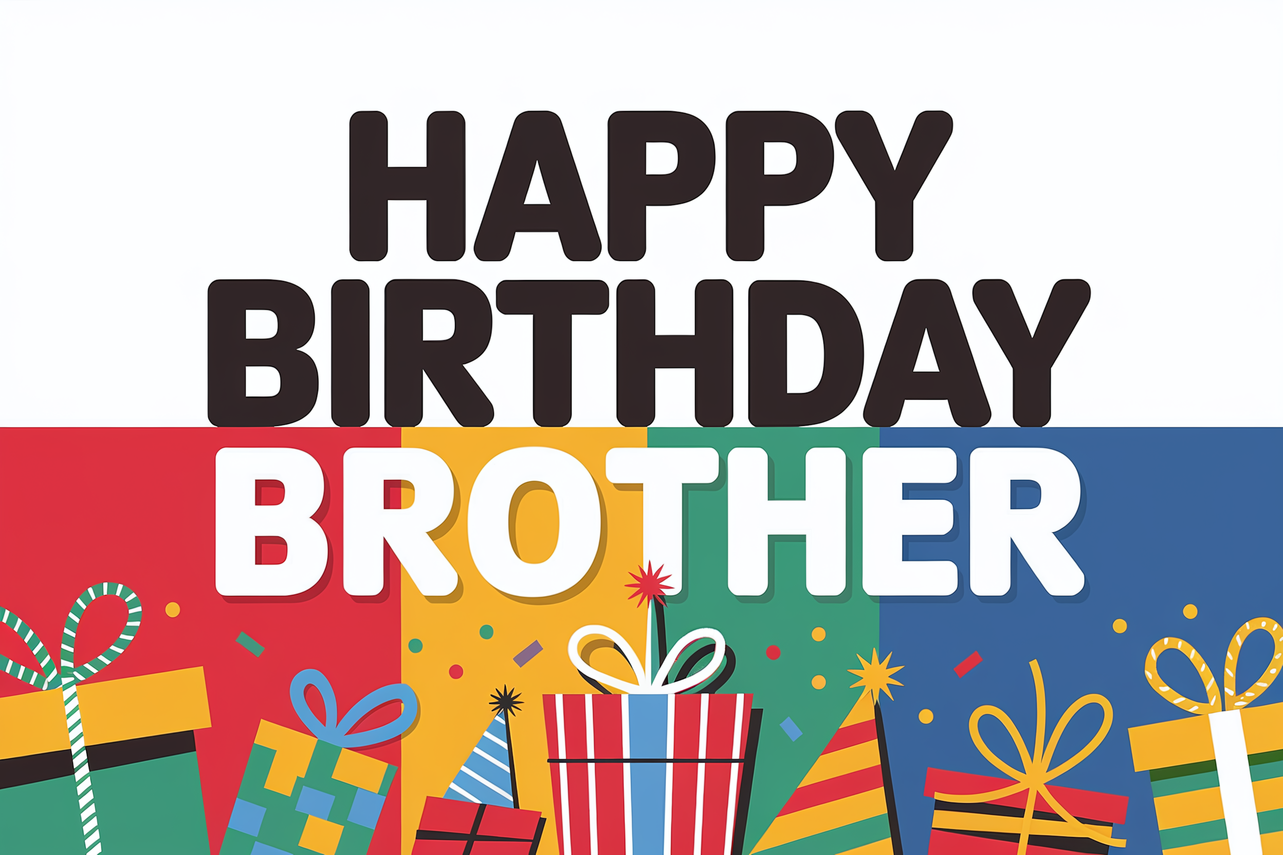 Free Download Happy Birthday Brother Card