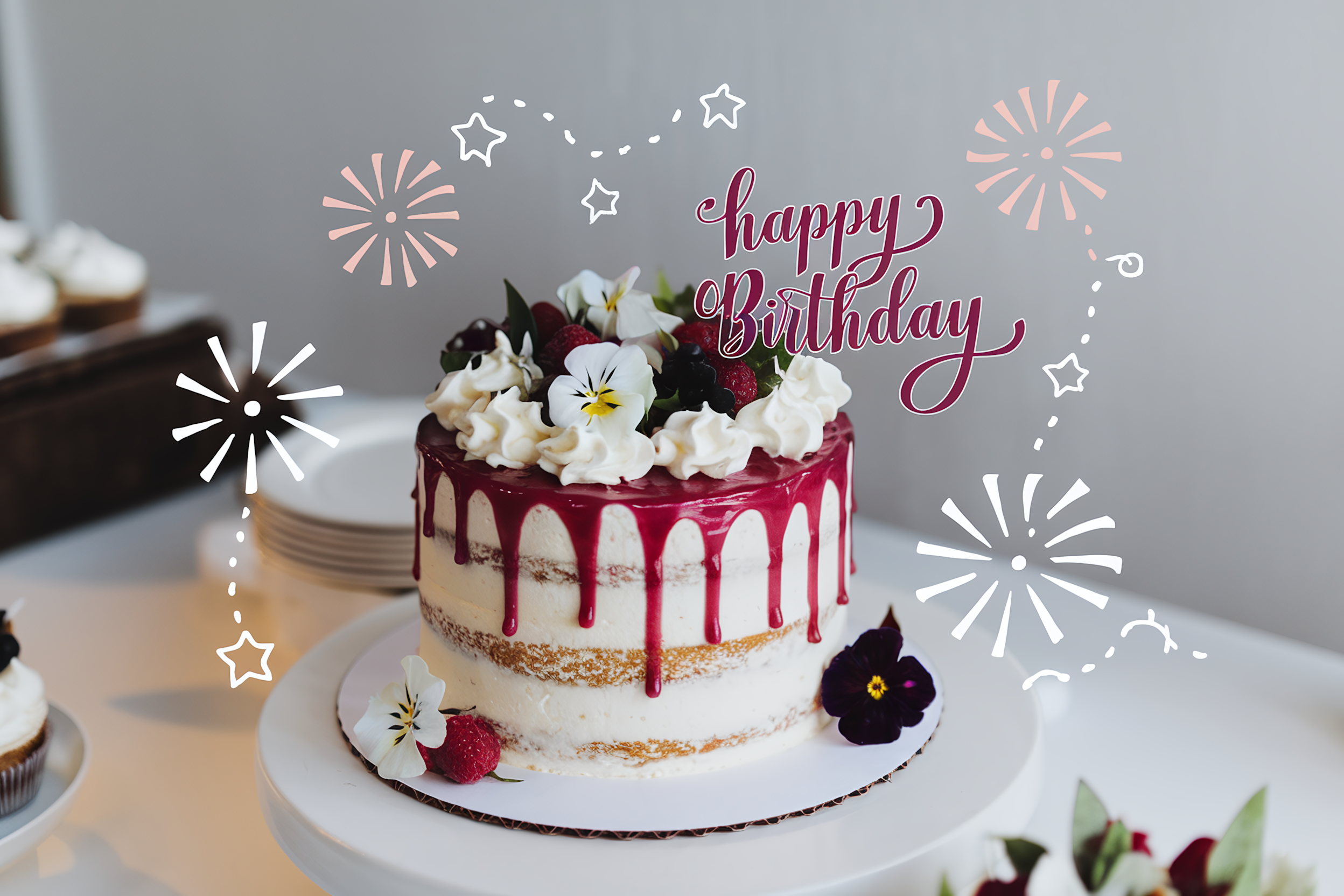 30 Free Happy Birthday Cake Designs For Every Celebration! | 123freevectors