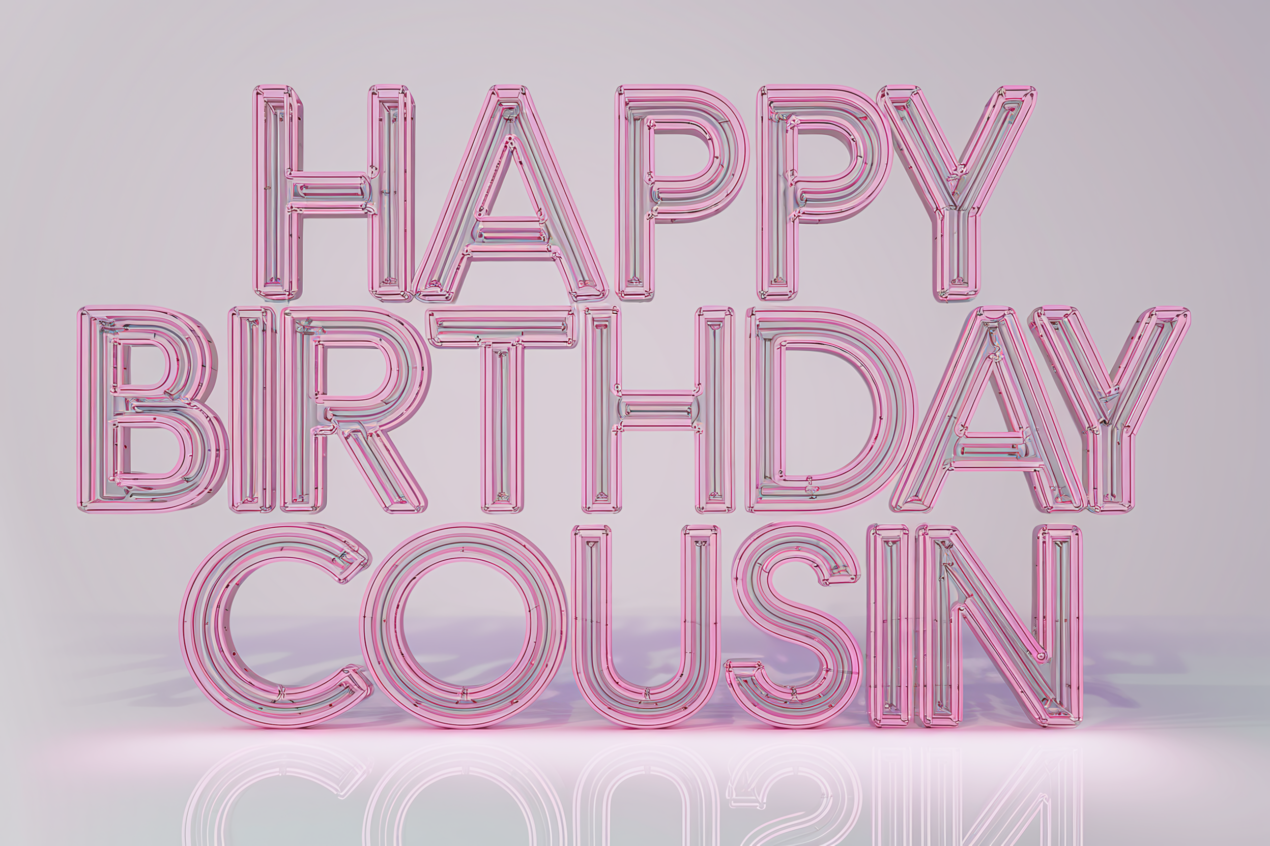 Free Download Happy Birthday Cousin Watercolor Card