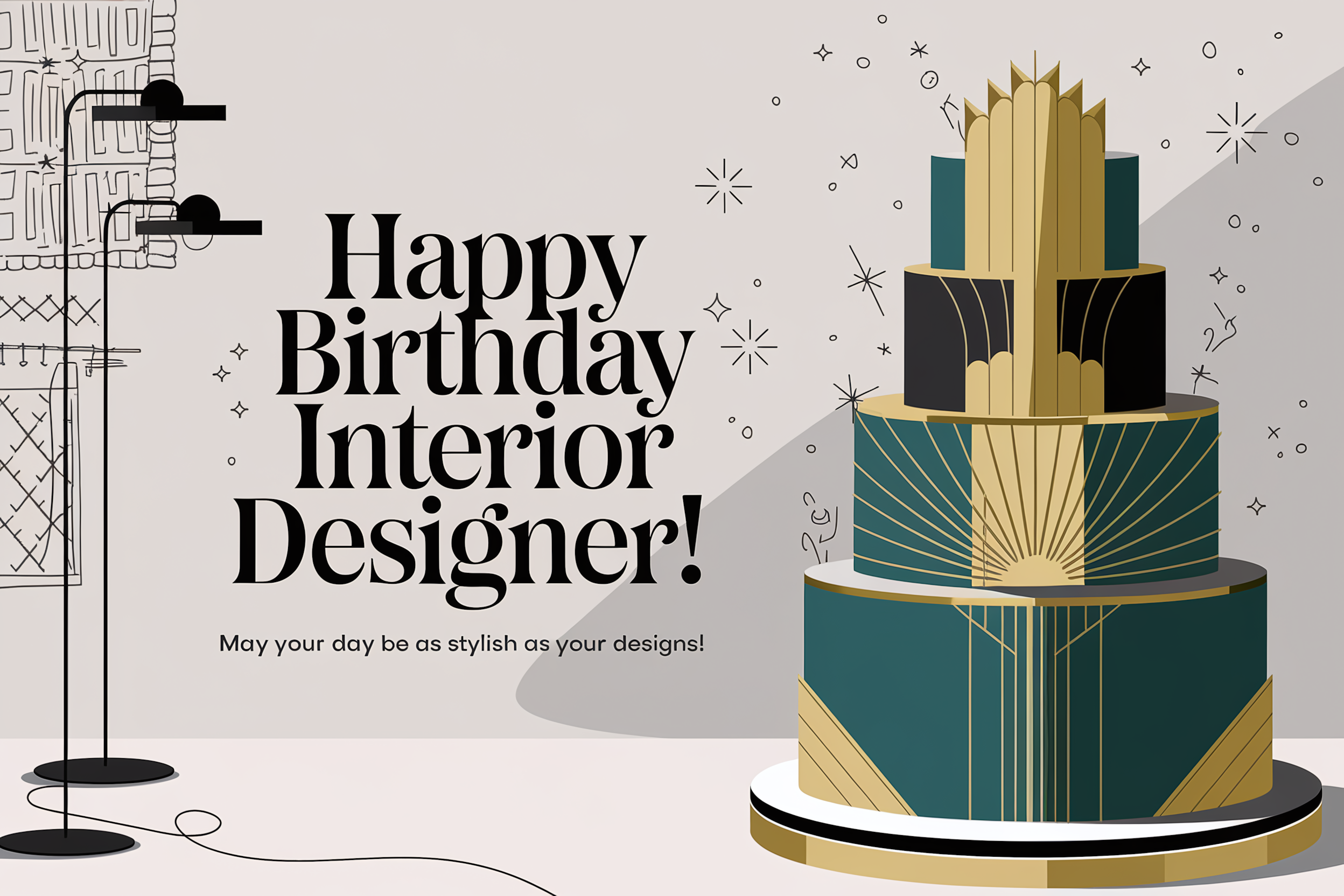 Celebrate Interior Designers With 30 Free & Fabulous Birthday Designs ...