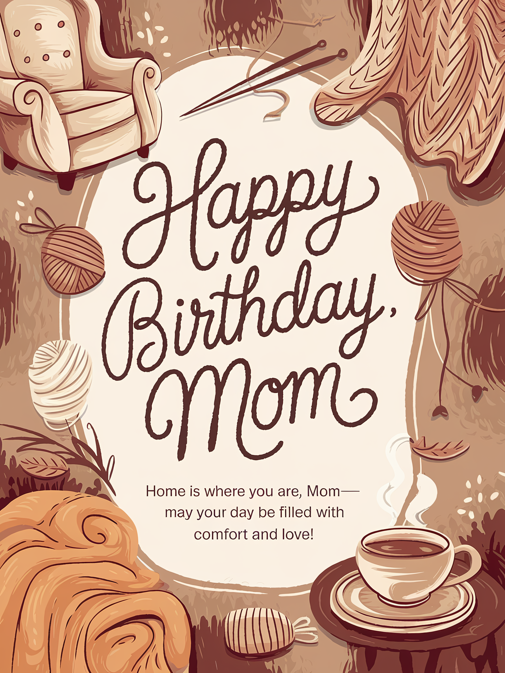 Free Happy Birthday Mom Greeting Card