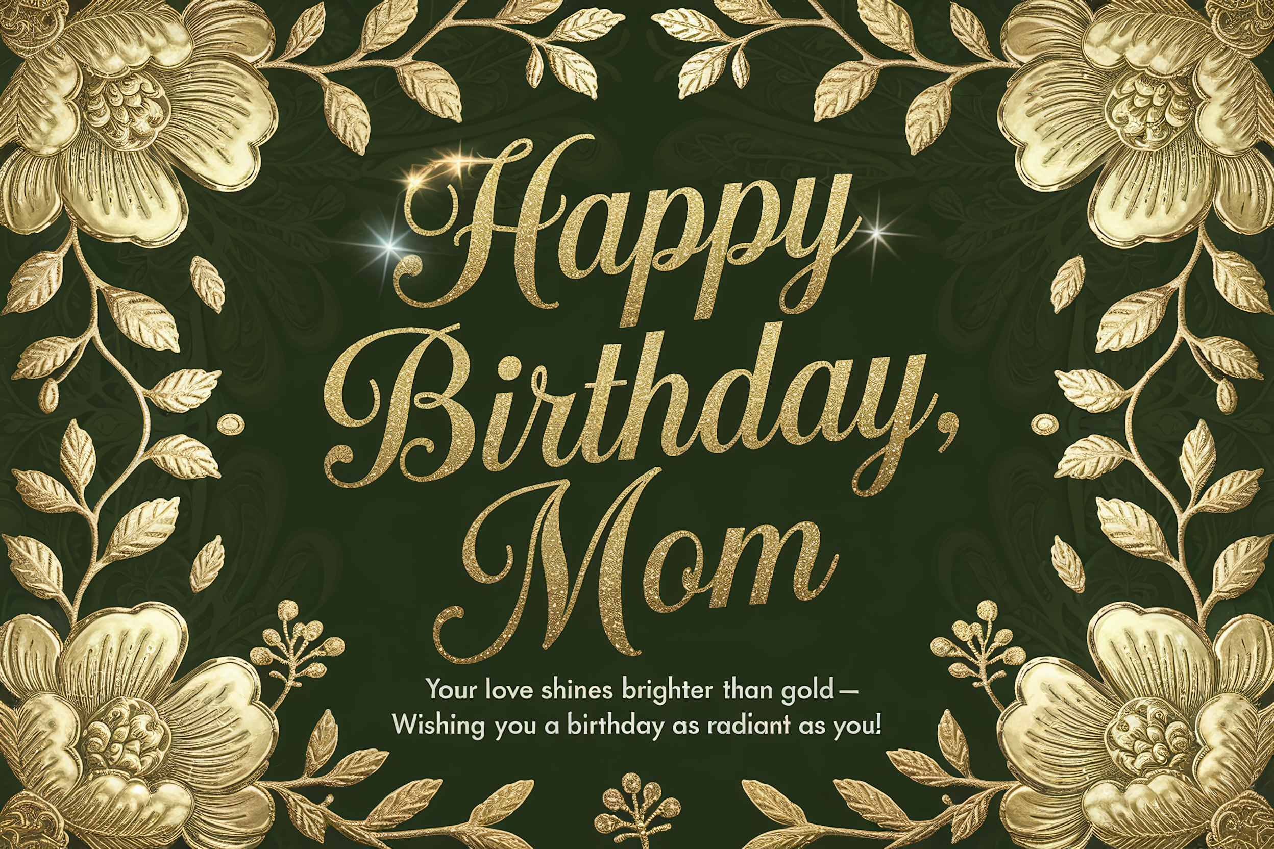 Free Download Happy Birthday Mom Card Design