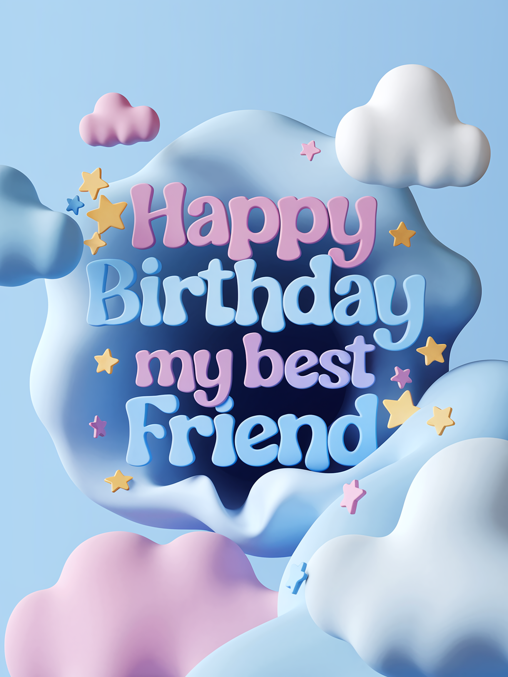 Free Download Happy Birthday Best Friend Card