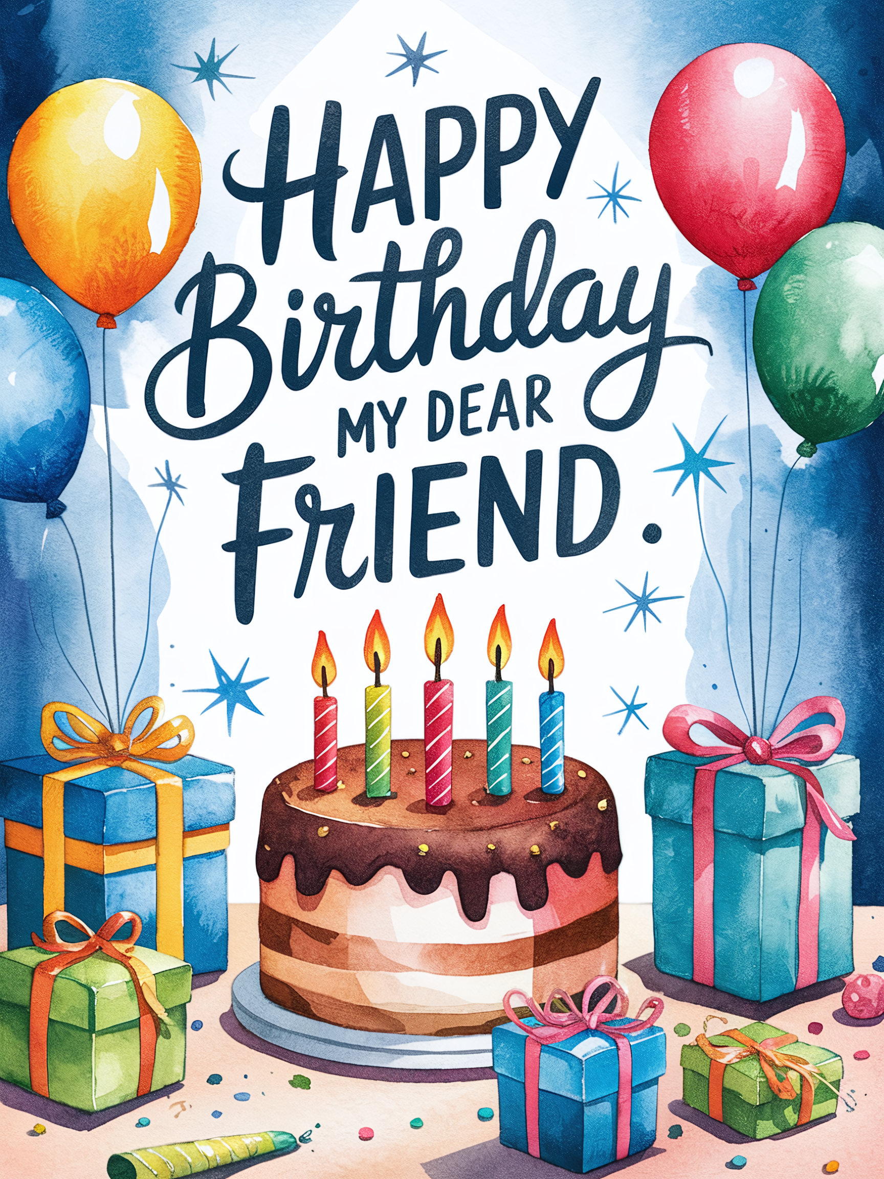 Happy Birthday Friend Clipart Happy Birthday, Best Friend! | 80