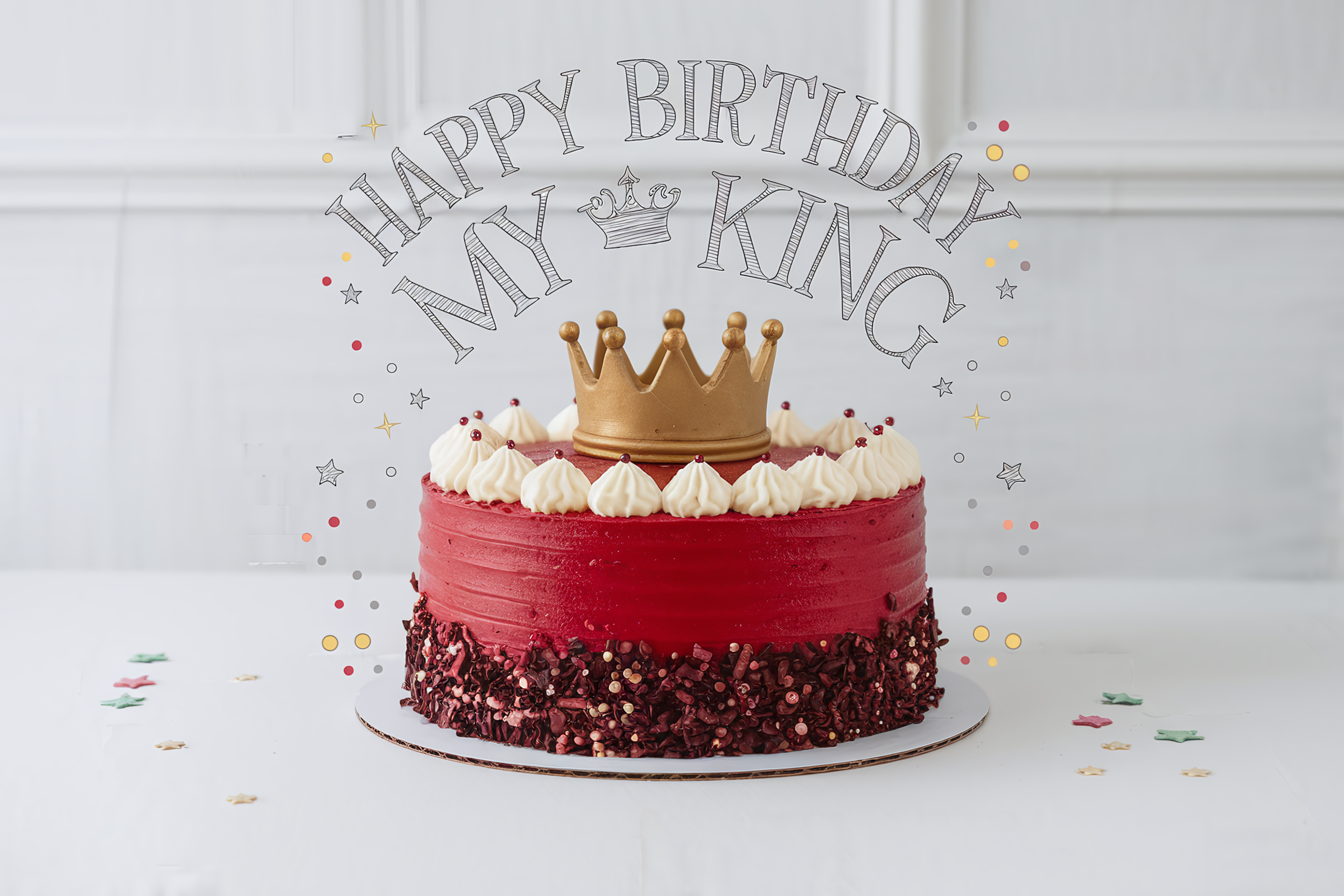 24 Royal “happy Birthday My King” Designs Fit For a King! | 123freevectors