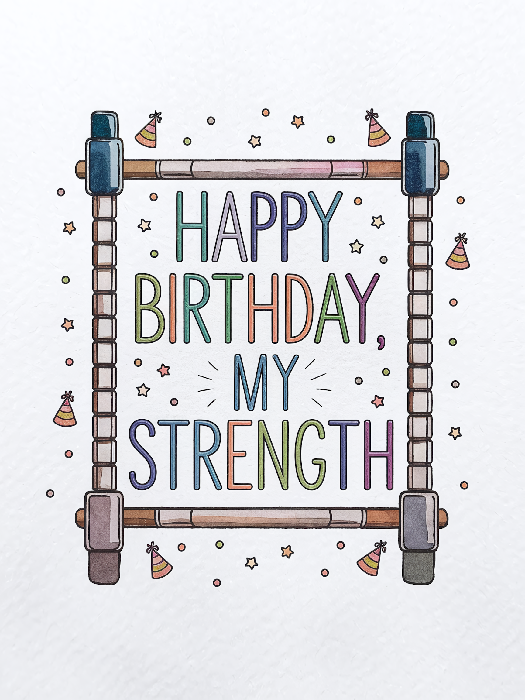 Celebrate Strength with 15 Free “Happy Birthday My Strength” Designs!