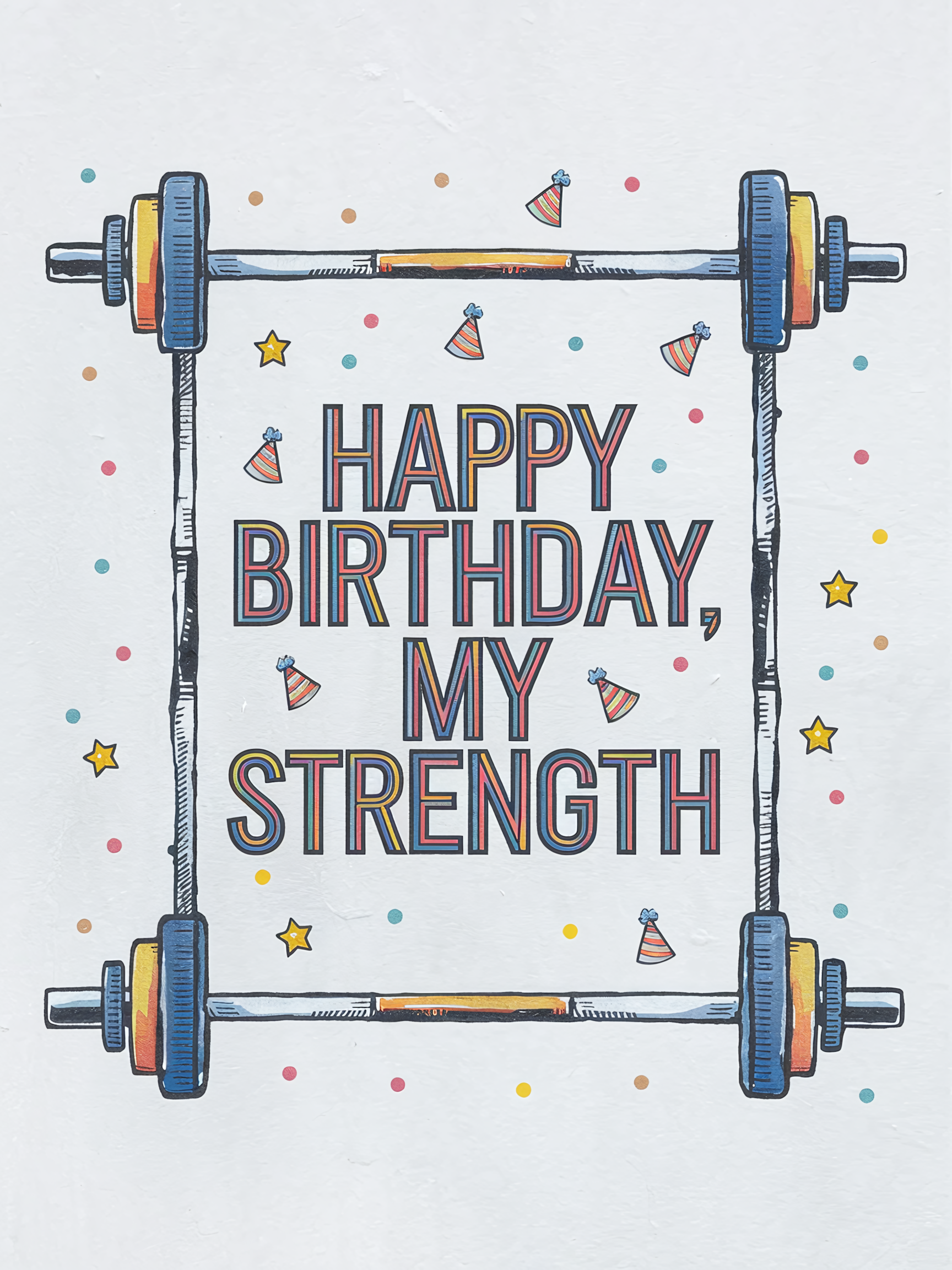 Celebrate Strength with 15 Free “Happy Birthday My Strength” Designs!