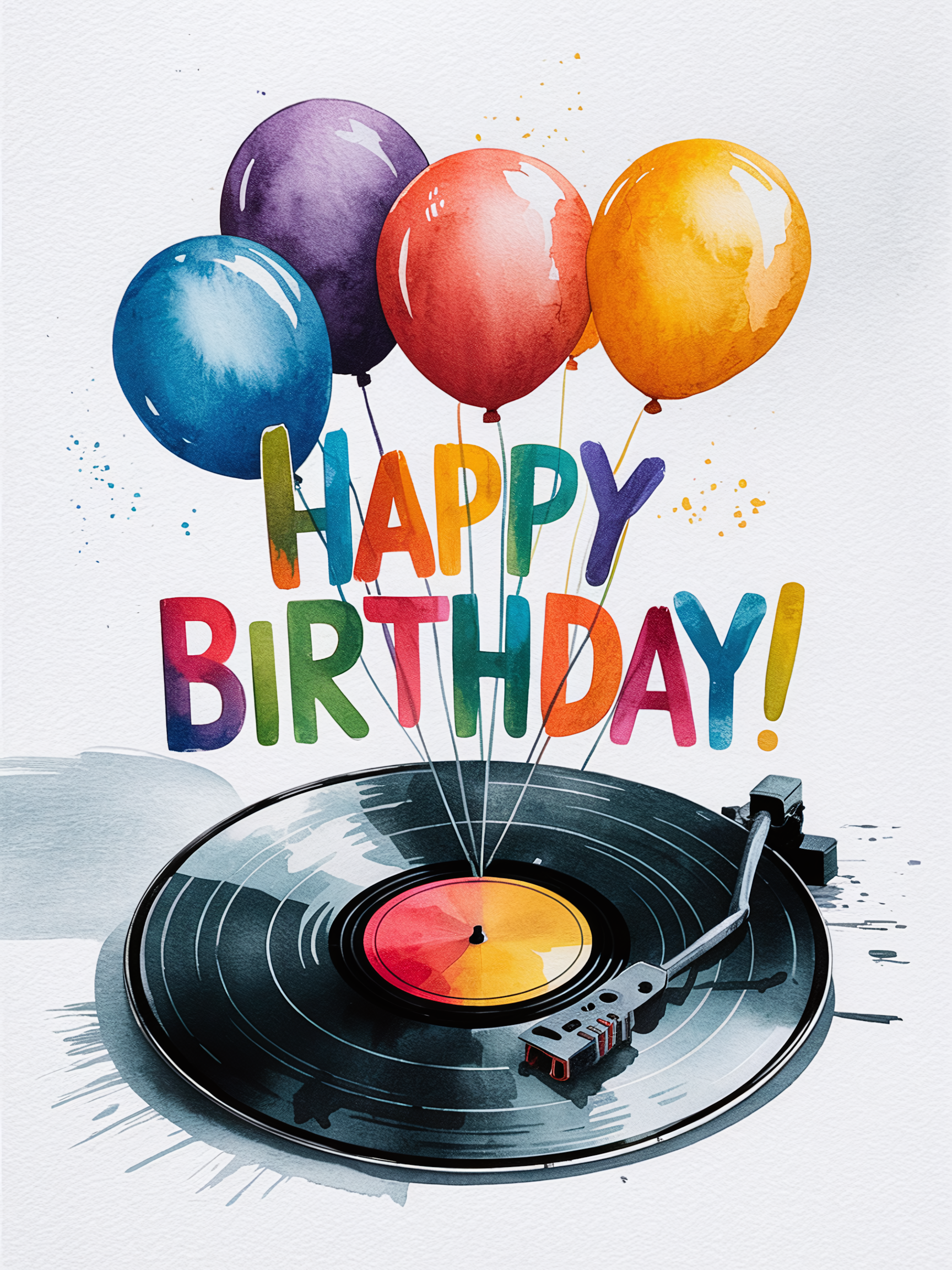 Celebrate a Singer’s Birthday With 18 Unique Watercolor Designs ...