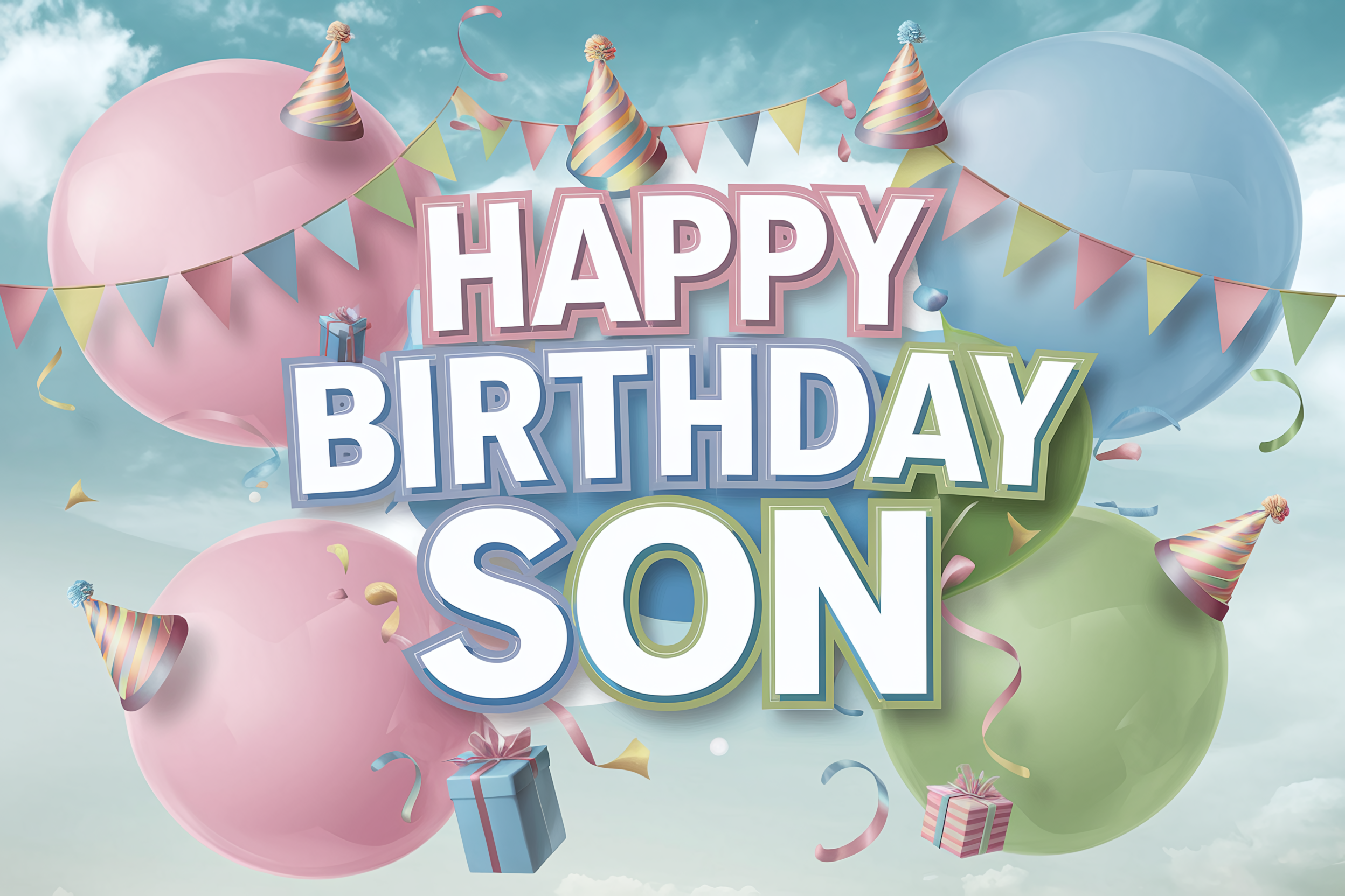 Free Download Happy Birthday Son Card