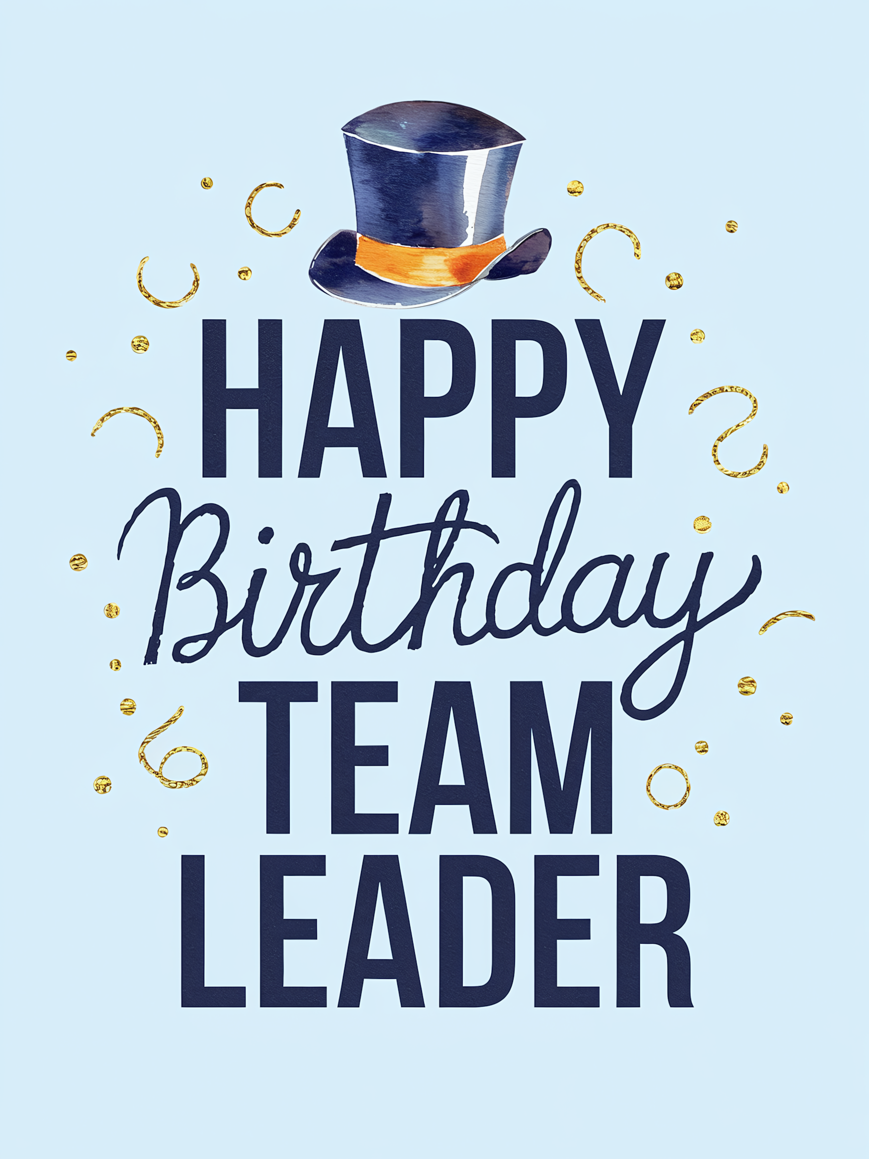 Free Download Happy Birthday Team Leader Banner