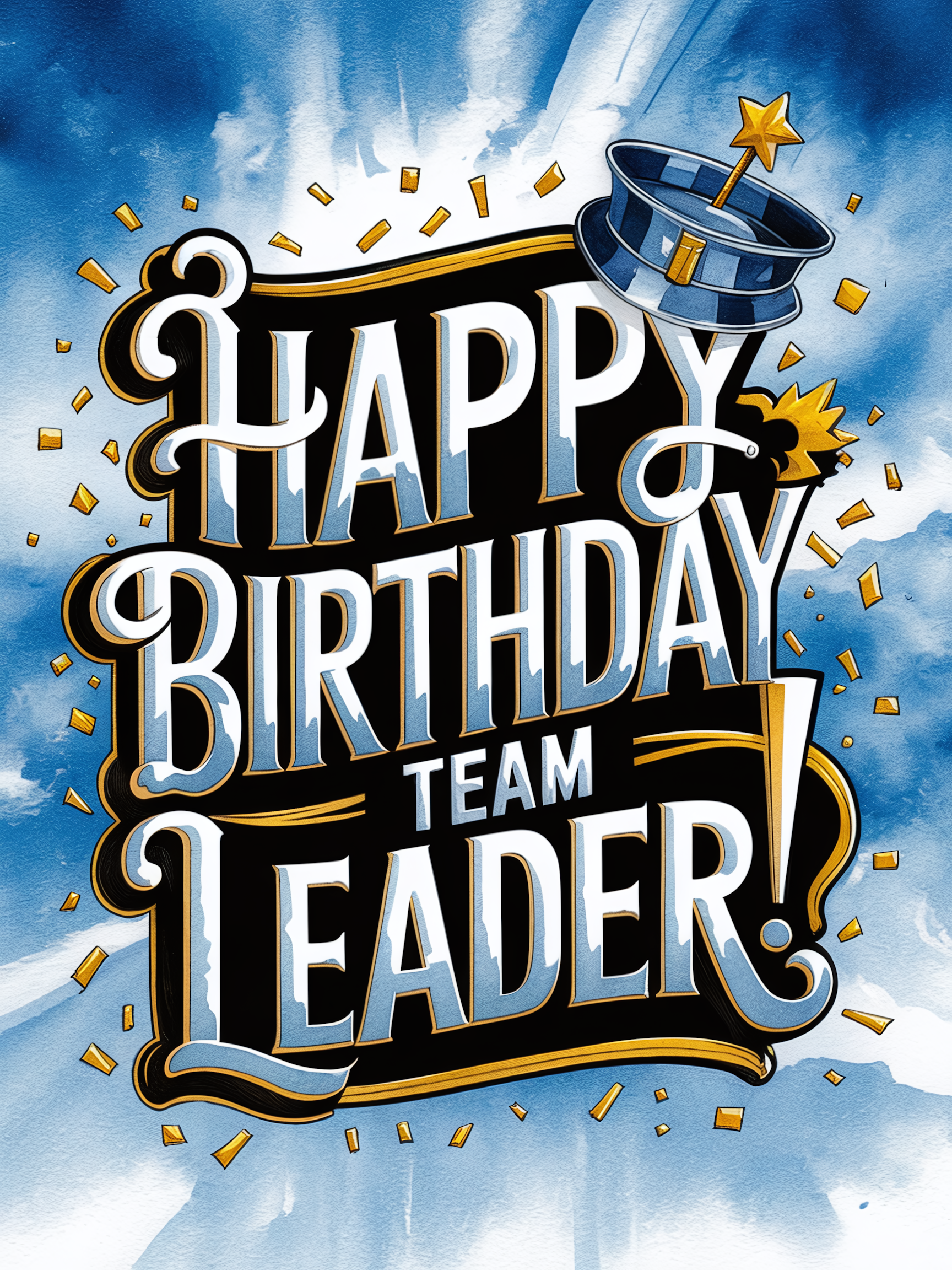 Free Download Happy Birthday Team Leader Banner