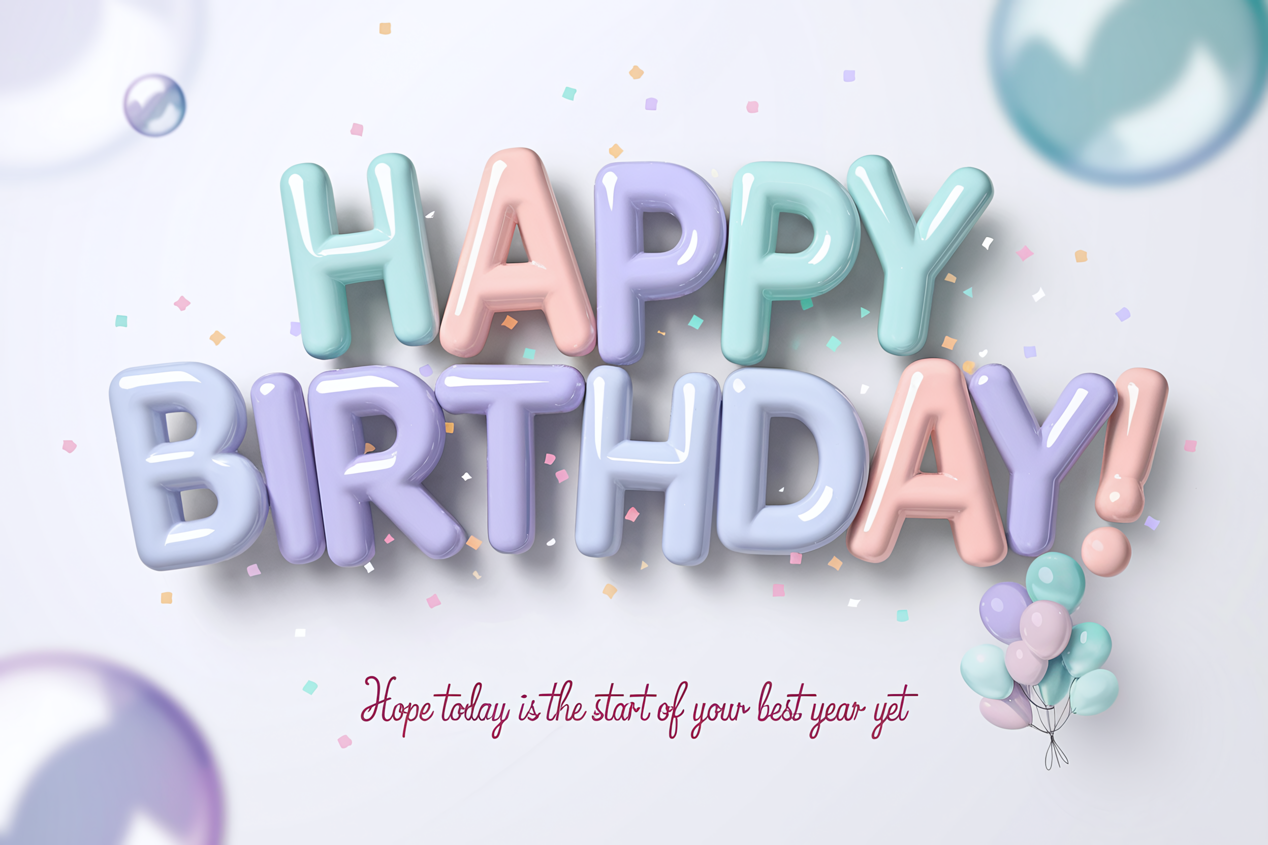 Free Download Happy Birthday Balloons
