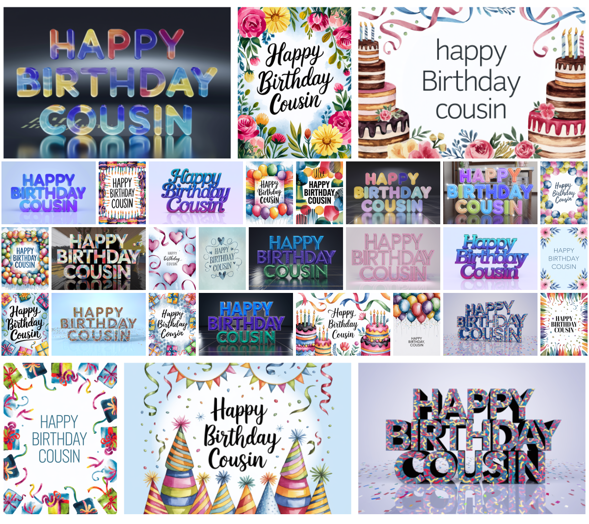 Celebrate Your Cousin’s Birthday with 30 Free & Festive Designs!