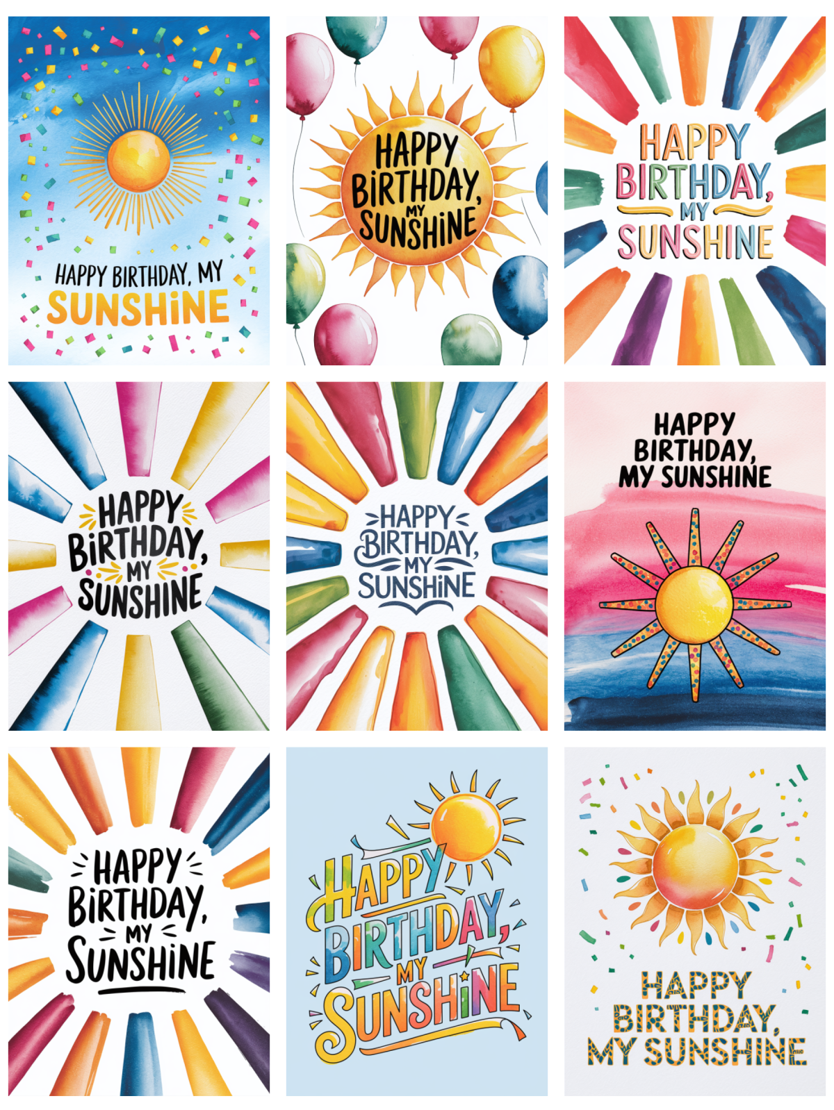 Celebrate With Sunshine: 9 Free and Beautiful “happy Birthday My ...