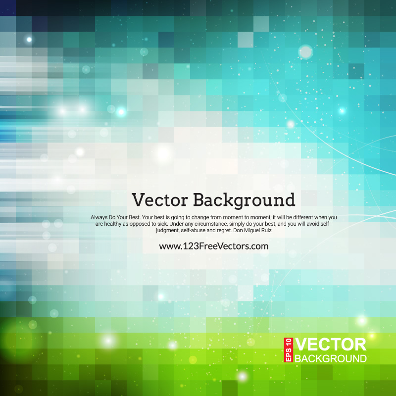 Turquoise Green Abstract Square Background Image